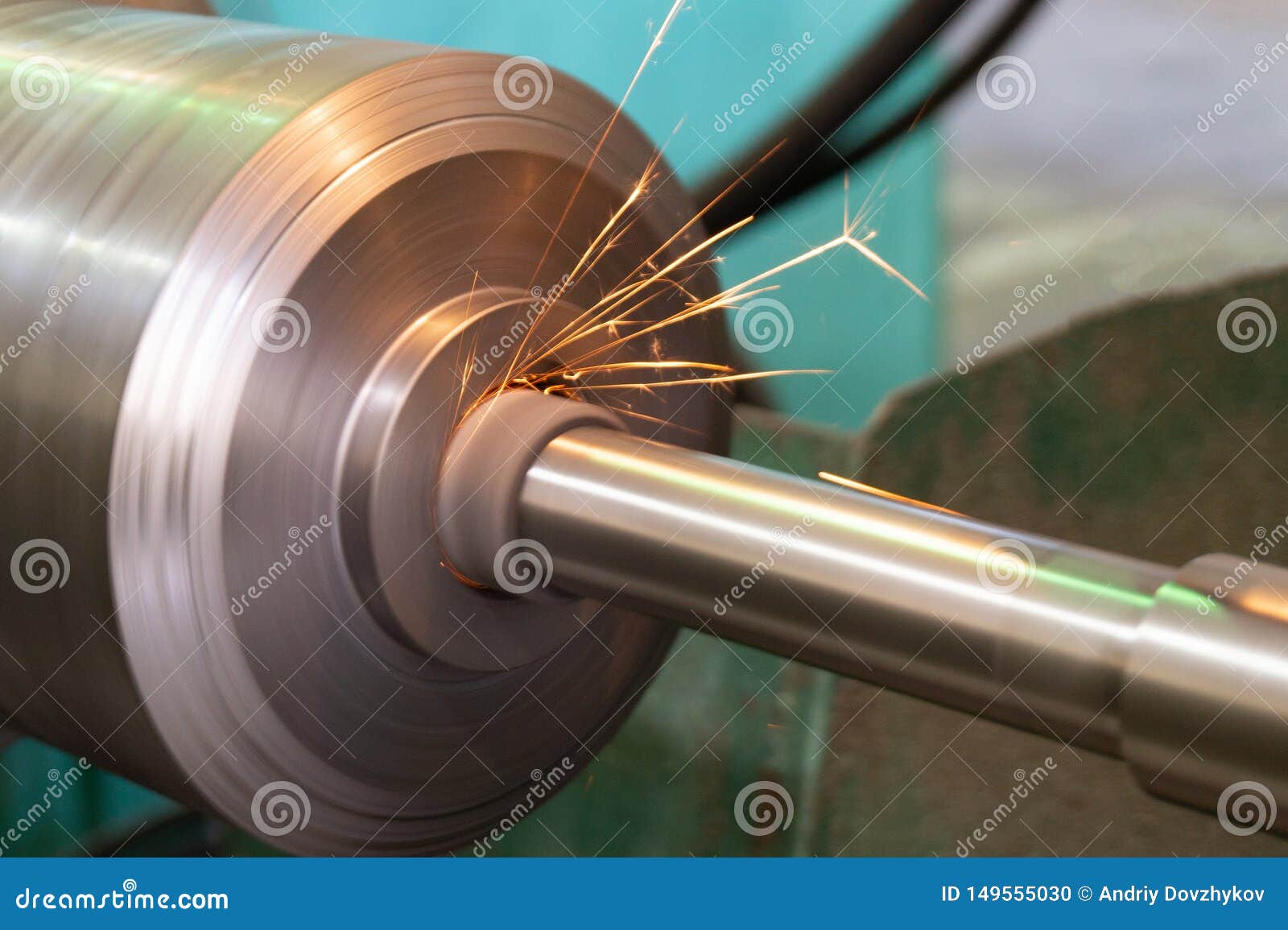 Internal Grinding of a Metal Part on a Circular Grinding Machine with ...