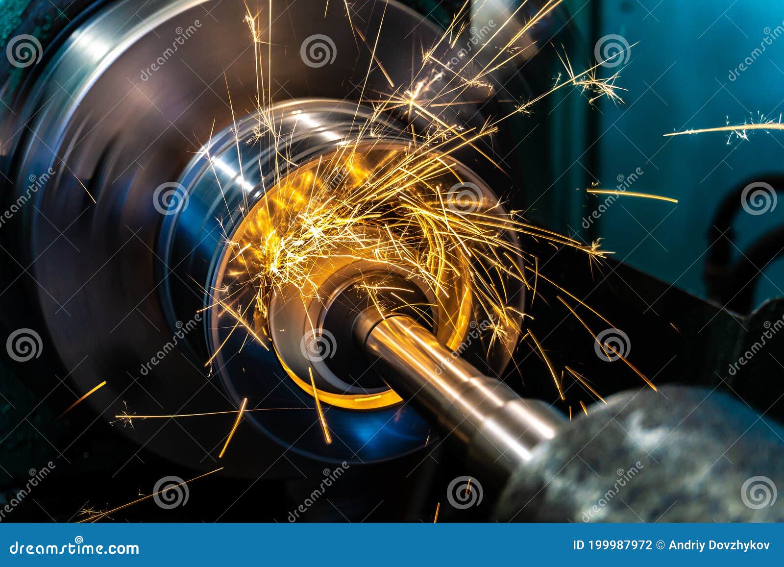 Internal Grinding of a Part on a Cylindrical Grinding Machine Stock ...