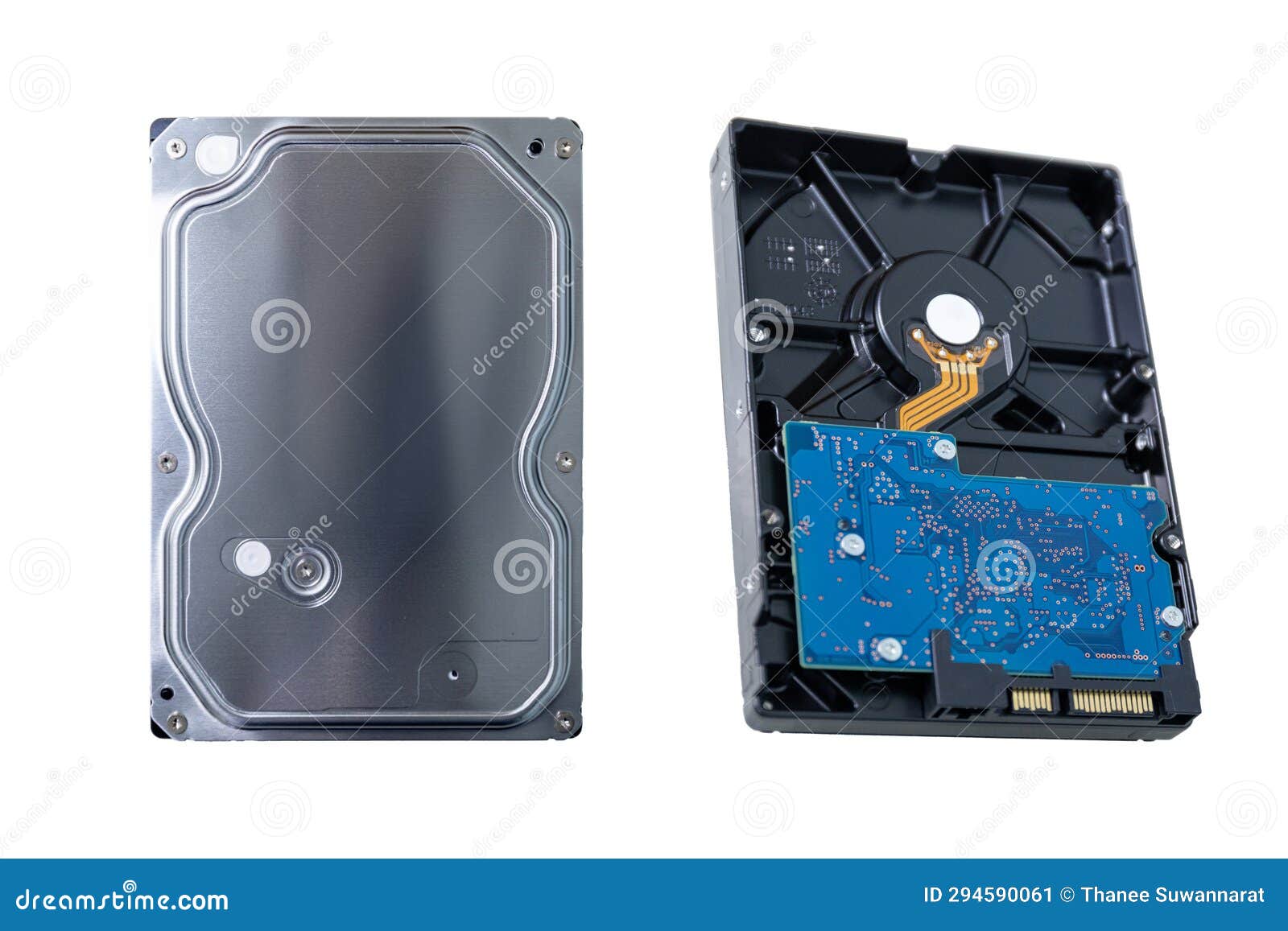 Internal Hard Disk Drive for Desktop Computer Pc, Isolate on White ...