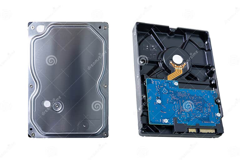 Internal Hard Disk Drive for Desktop Computer Pc, Isolate on White ...