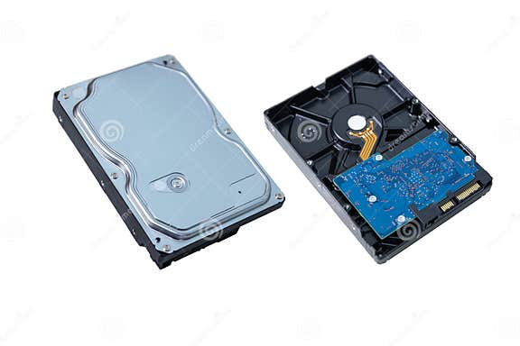 Internal Hard Disk Drive for Desktop Computer Pc, Isolate on White ...
