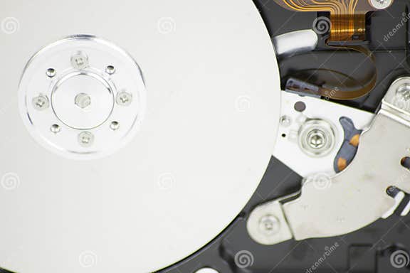 Internal Hard Drive Components Stock Photo - Image of digital ...