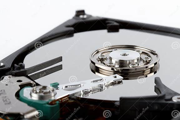 Internal HDD parts stock image. Image of platter, magnet - 16558963