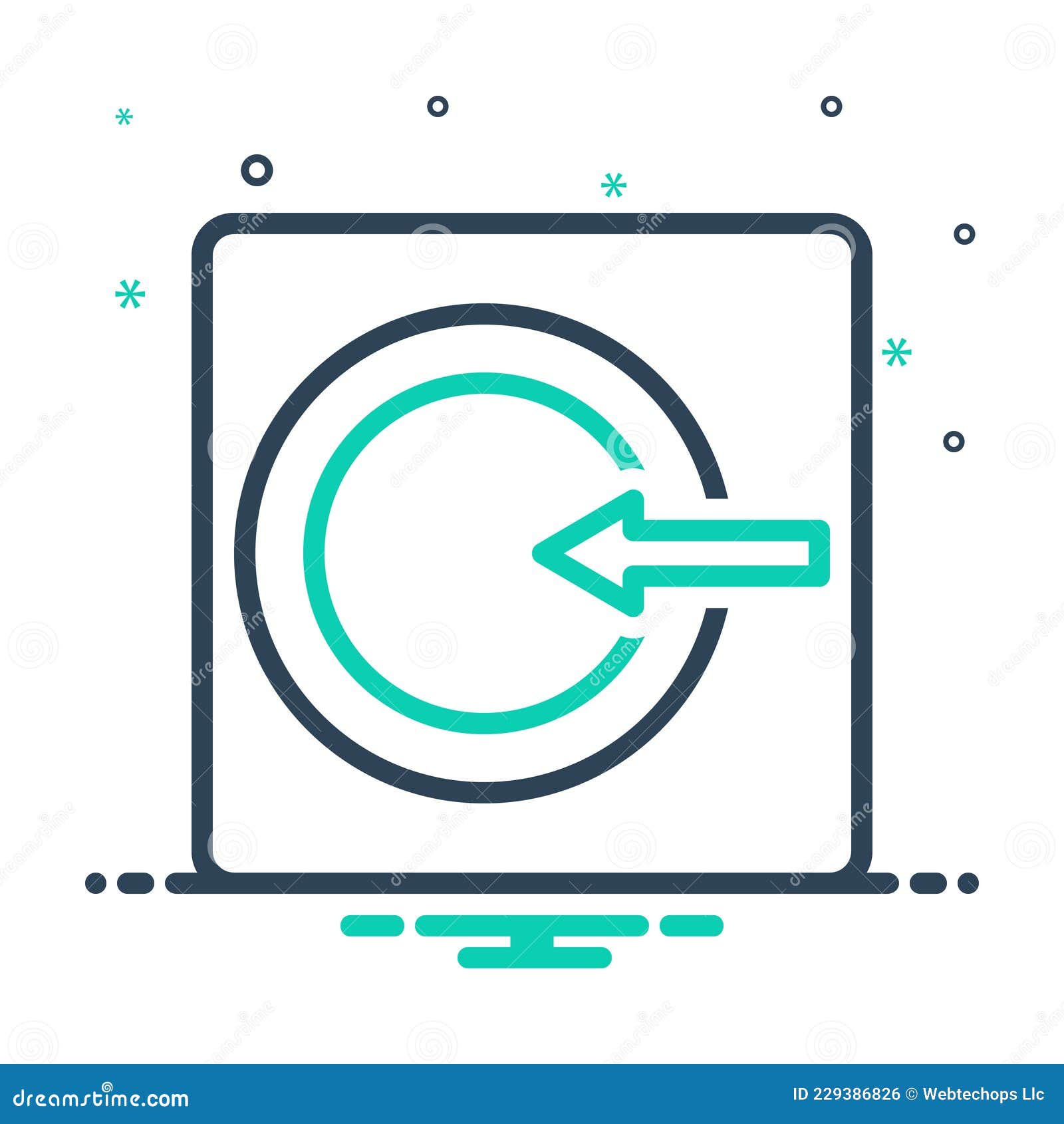 Mix Icon for Internal, Interior and Inward Stock Vector - Illustration ...