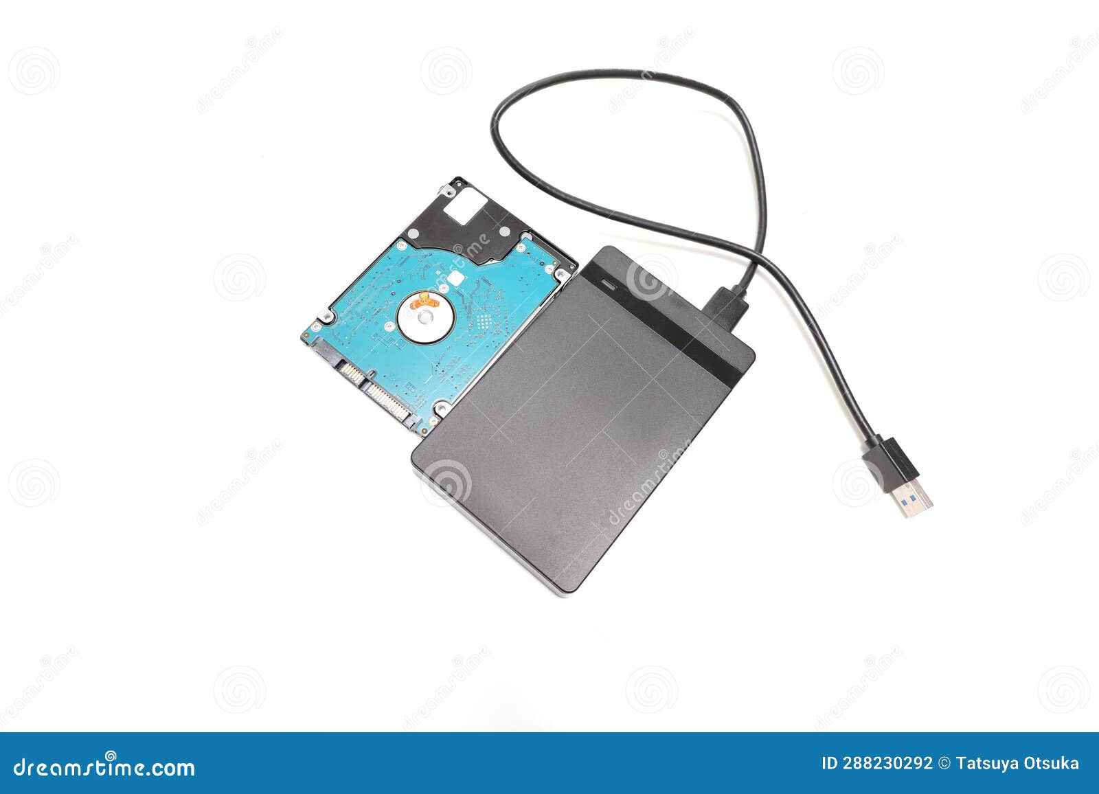 Internal 2.5-inch Hard Disk Isolated on a White Background Stock Photo ...