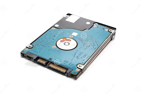 Internal 2.5-inch Hard Disk Isolated on a White Background Stock Photo ...