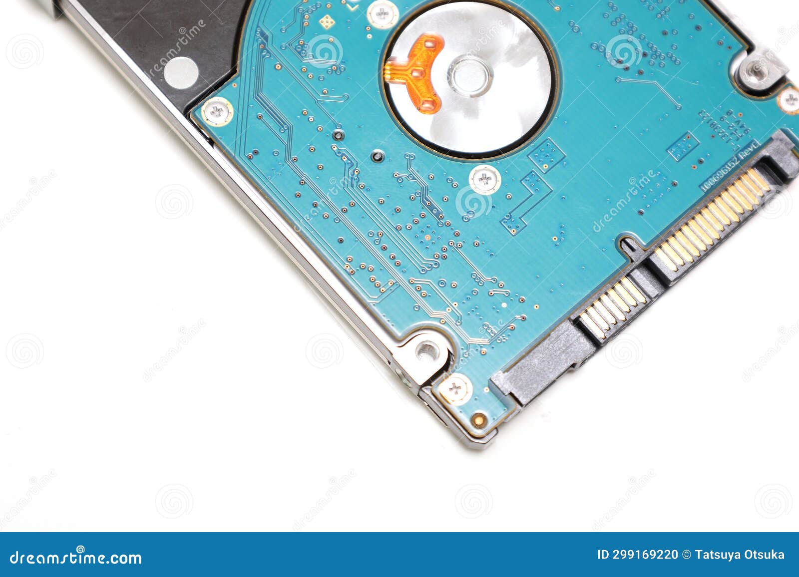 Internal 2.5-inch Hard Disk Isolated on a White Background Stock Photo ...