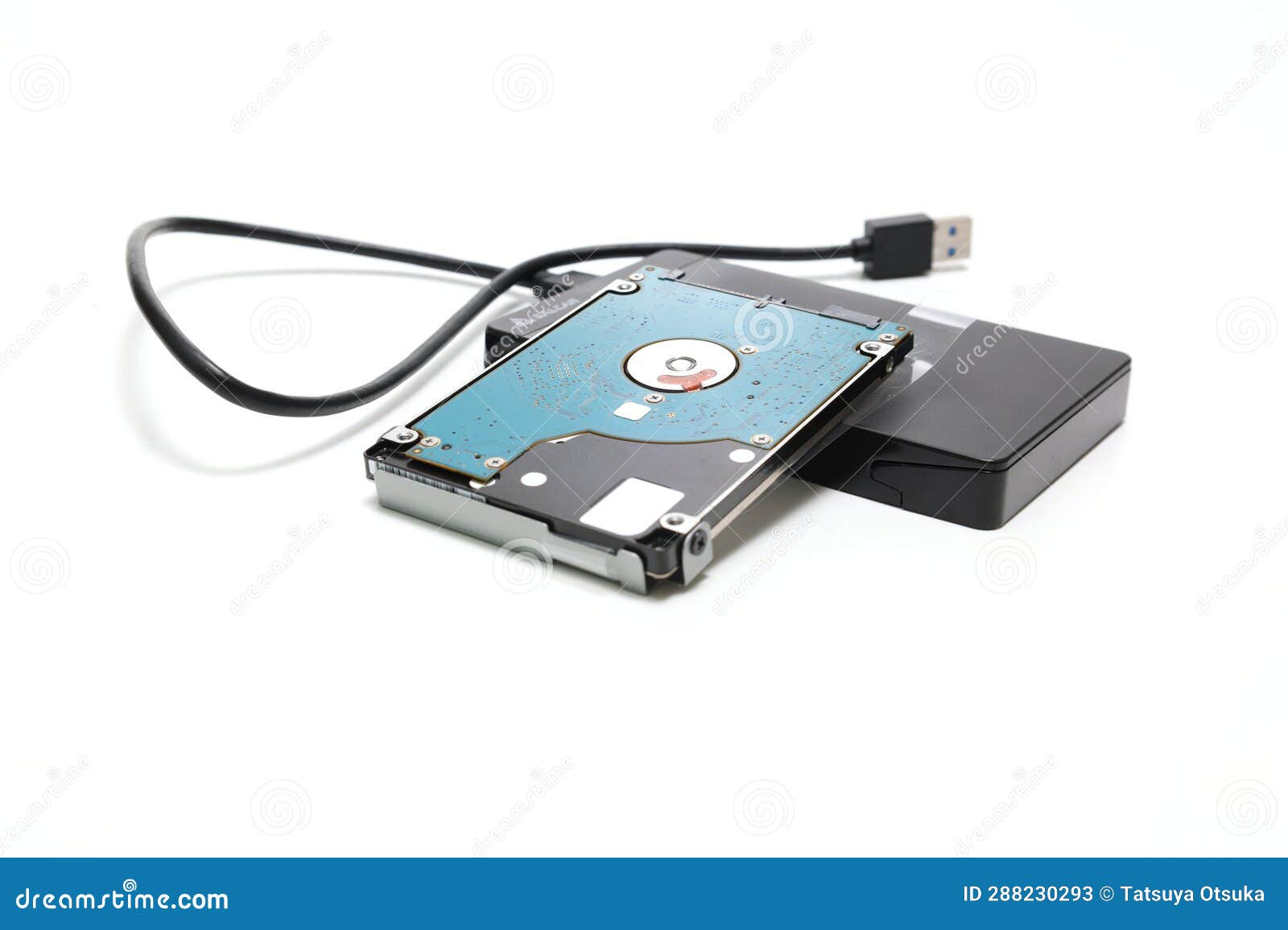 Internal 2.5-inch Hard Disk Isolated on a White Background Stock Image ...