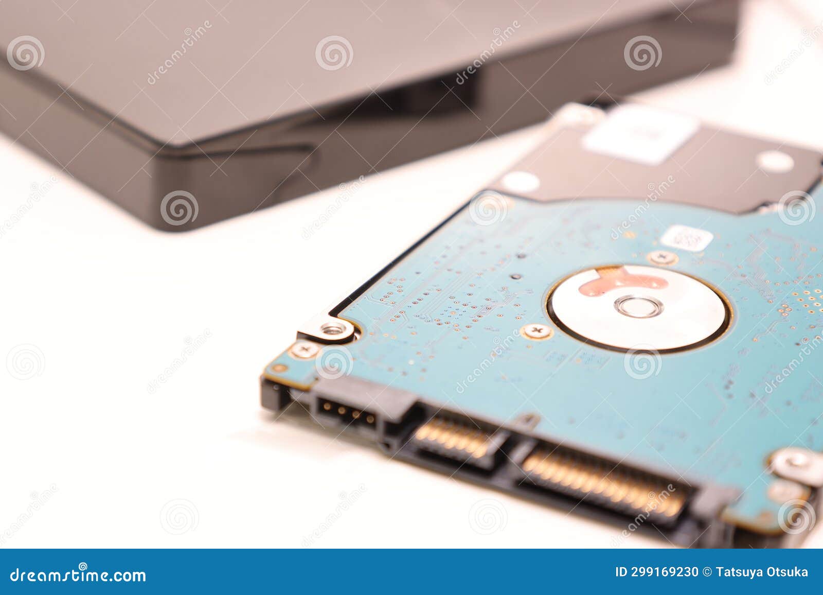 Internal 2.5-inch Hard Disk Isolated on a White Background Stock Photo ...