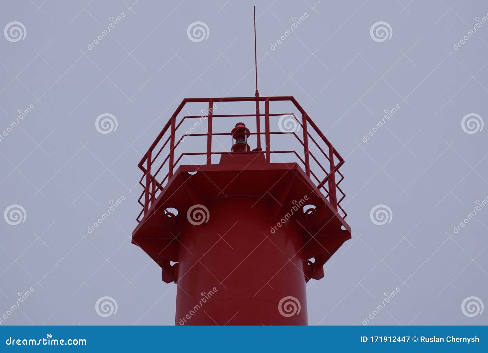 The Internal System of the Lighthouse Stock Image - Image of signal ...