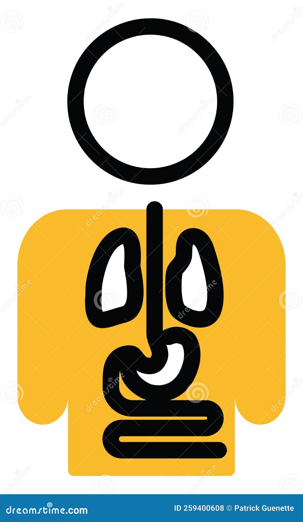 Internal Medicine Doctor, Icon Stock Vector - Illustration of healthy ...