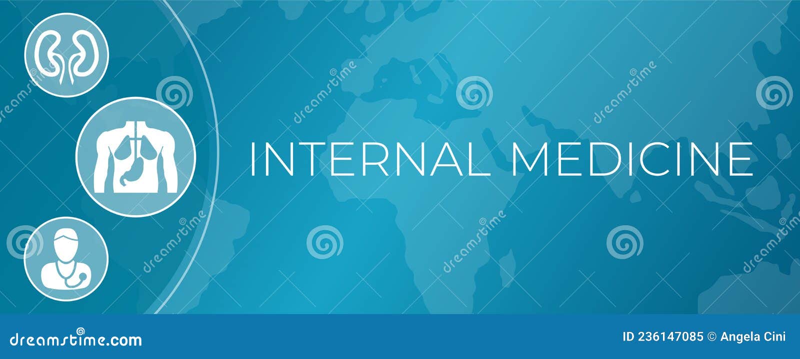 Internal Medicine Illustration Background Stock Vector - Illustration ...