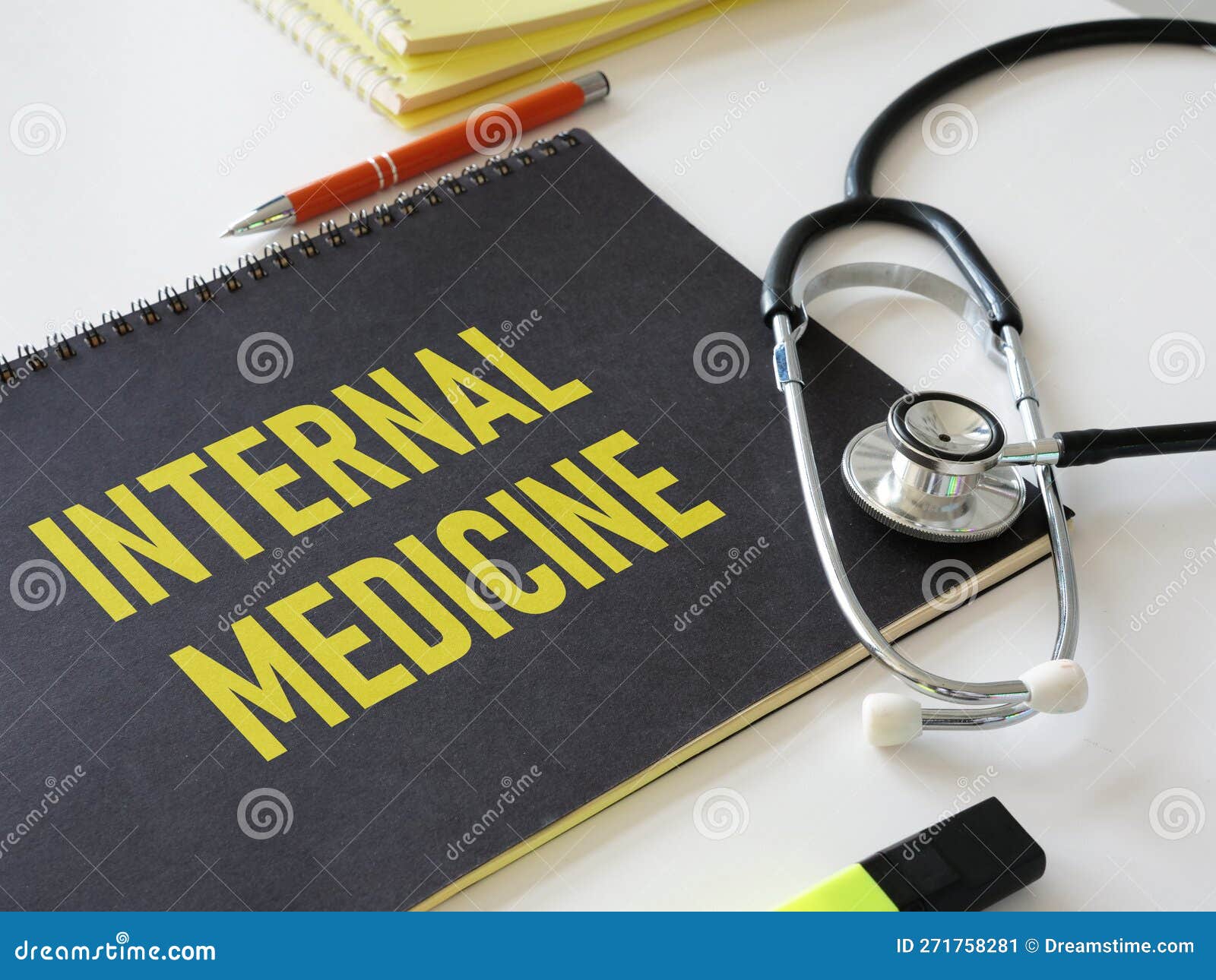 Internal Medicine is Shown Using the Text Stock Image - Image of clinic ...