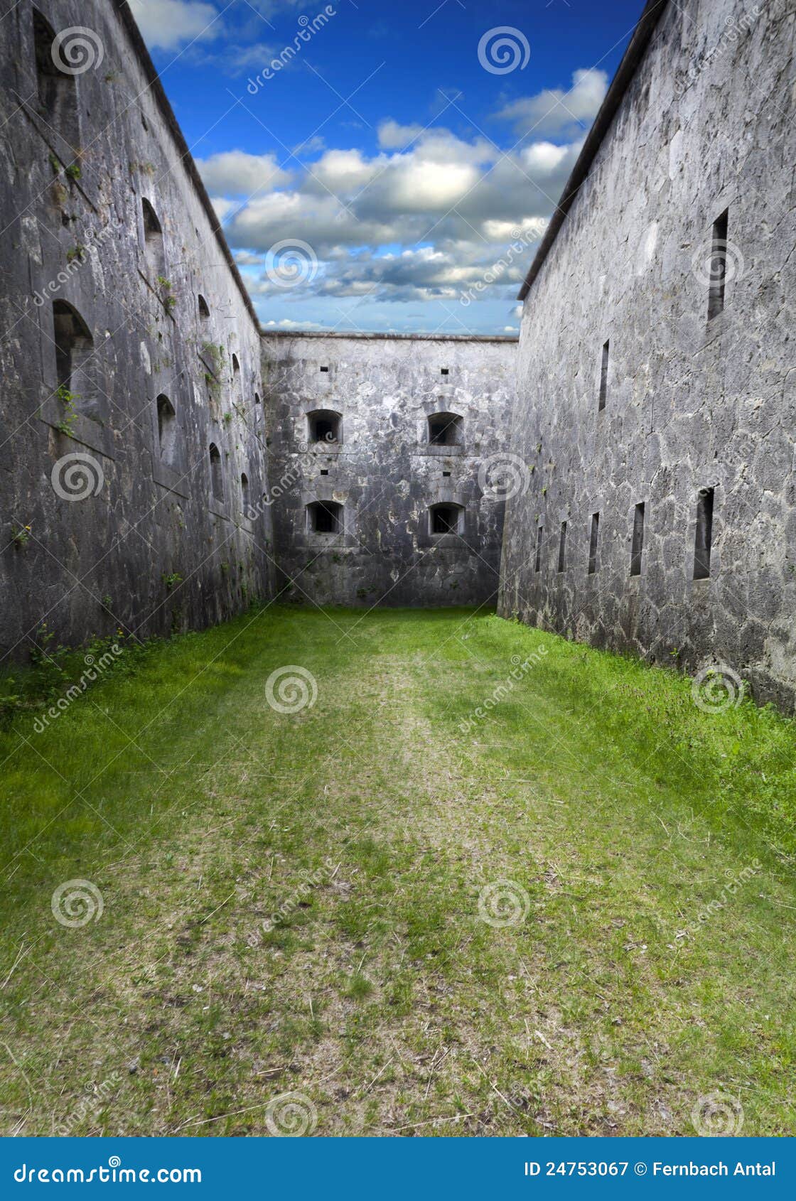 Internal moat stock image. Image of fortification, outdoor - 24753067