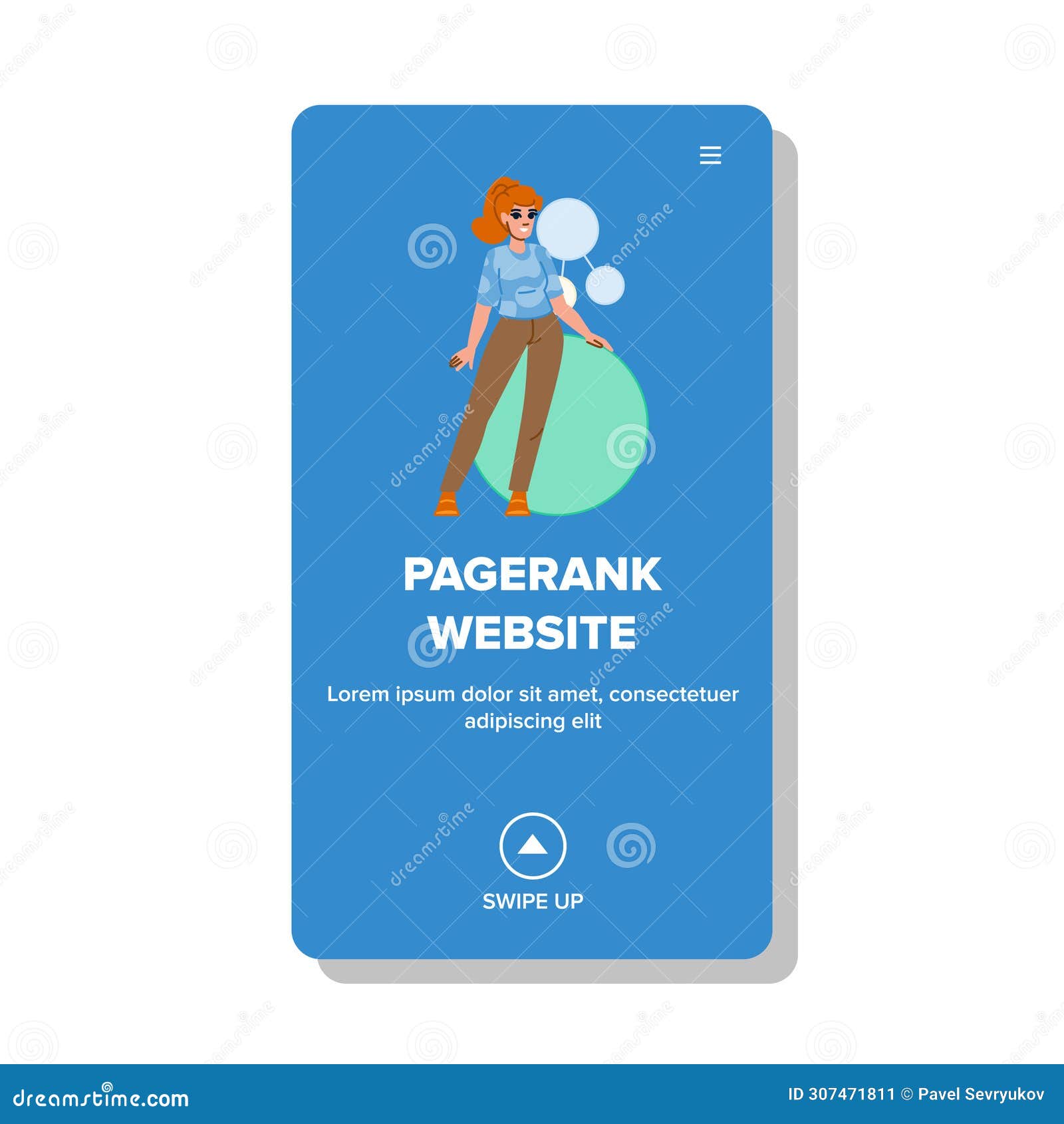 Internal Pagerank Website Vector Stock Vector - Illustration of google ...