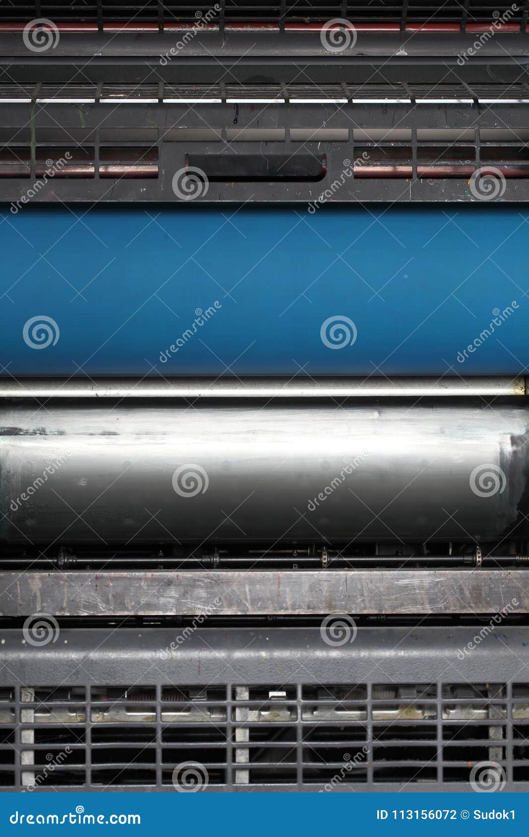 Internal Part of the Industrial Machine Tool, Background with Sp Stock ...
