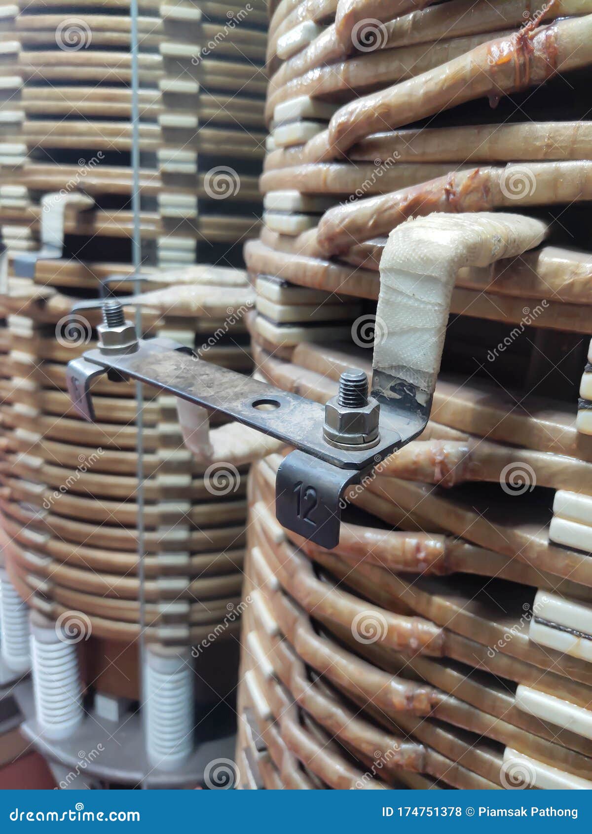 Internal Parts Core and Coils of Three Phase Distribution Transformer ...