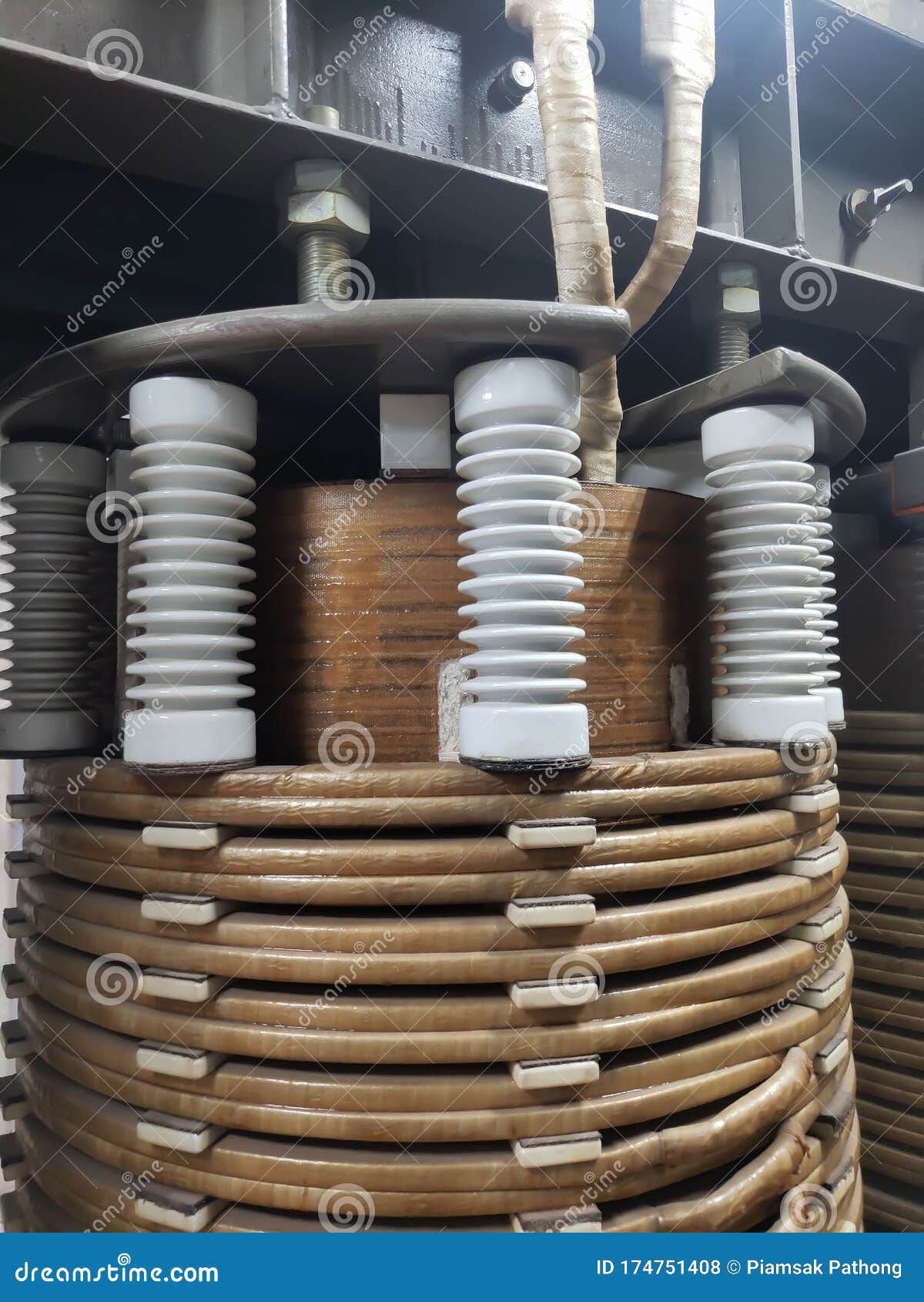 Internal Parts Core and Coils of Three Phase Distribution Transformer ...