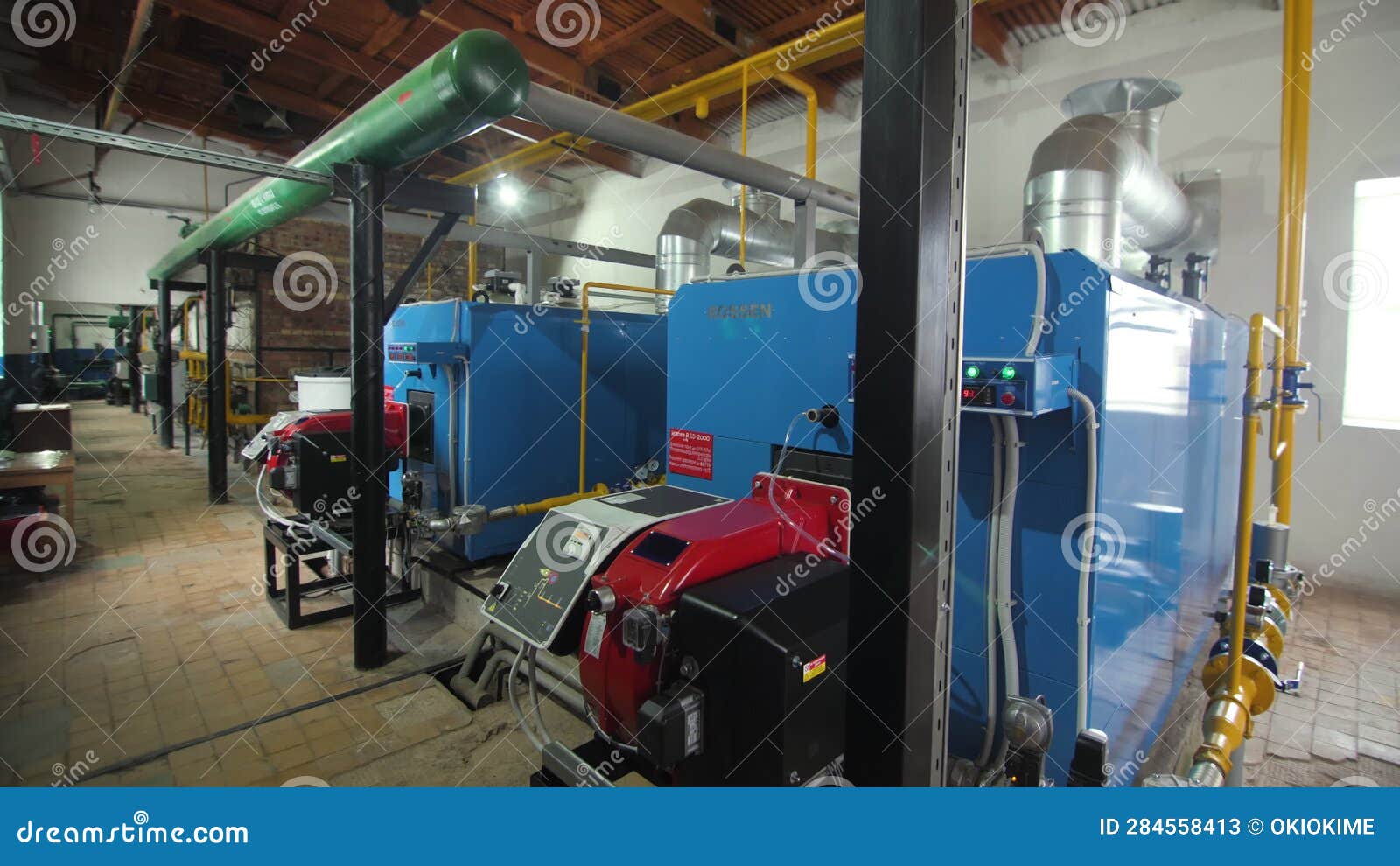 Internal Room with Connected Hydraulic System at Plant Stock Video ...