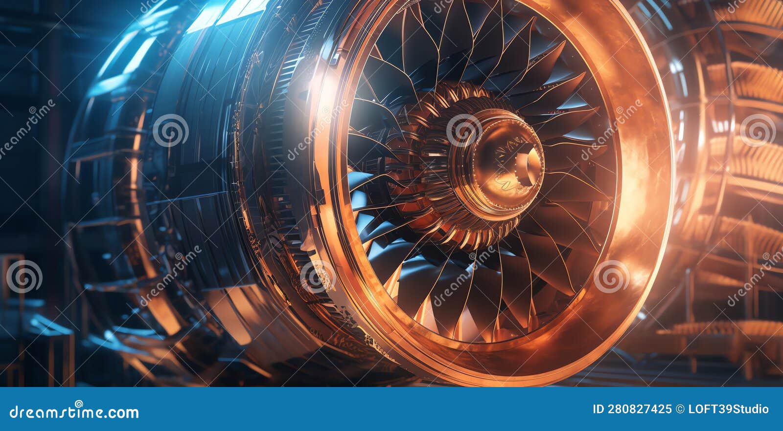 3854_Internal_rotor_of_2 stock illustration. Illustration of generative ...