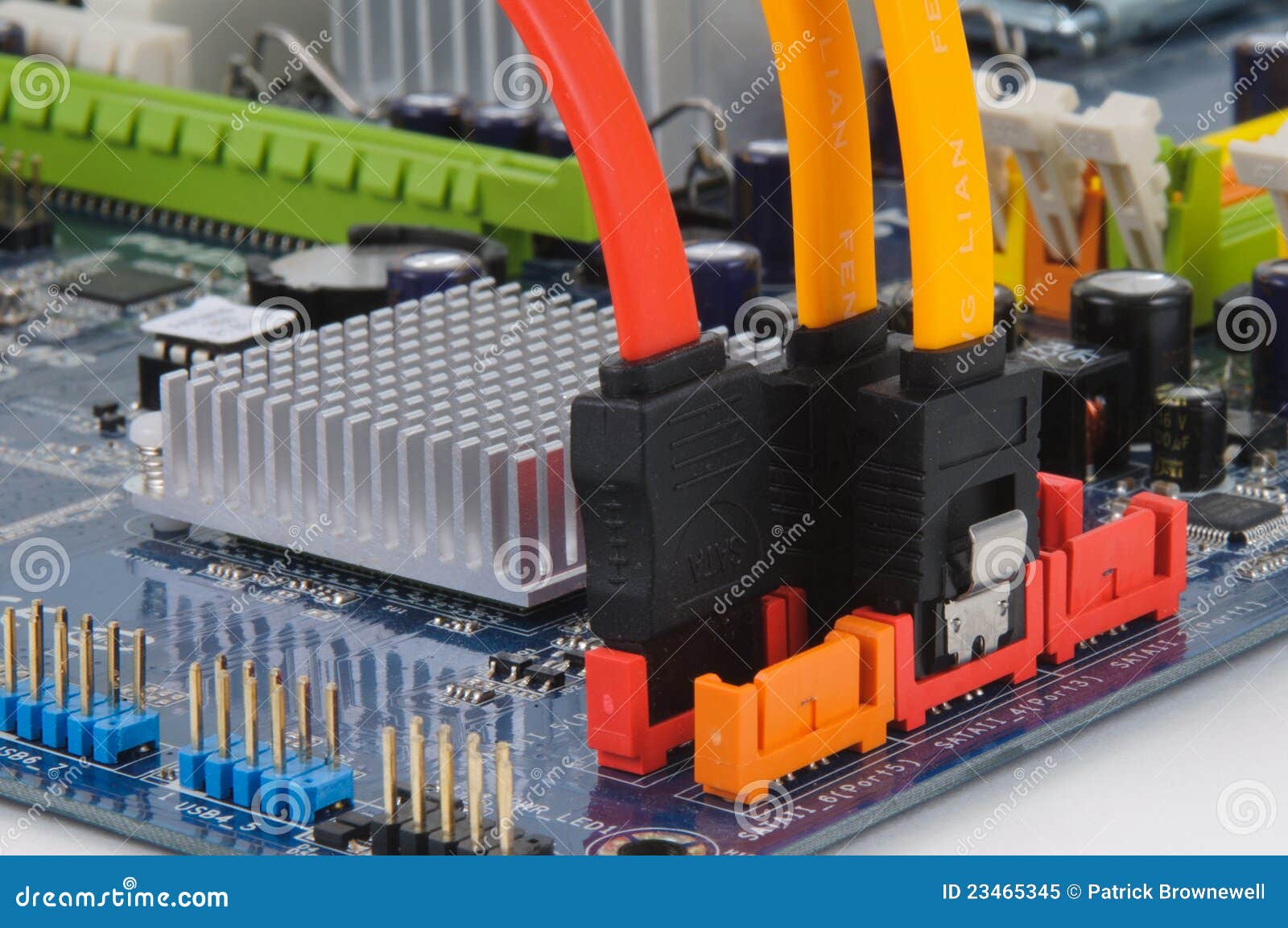 Internal SATA stock image. Image of main, cables, cable - 23465345