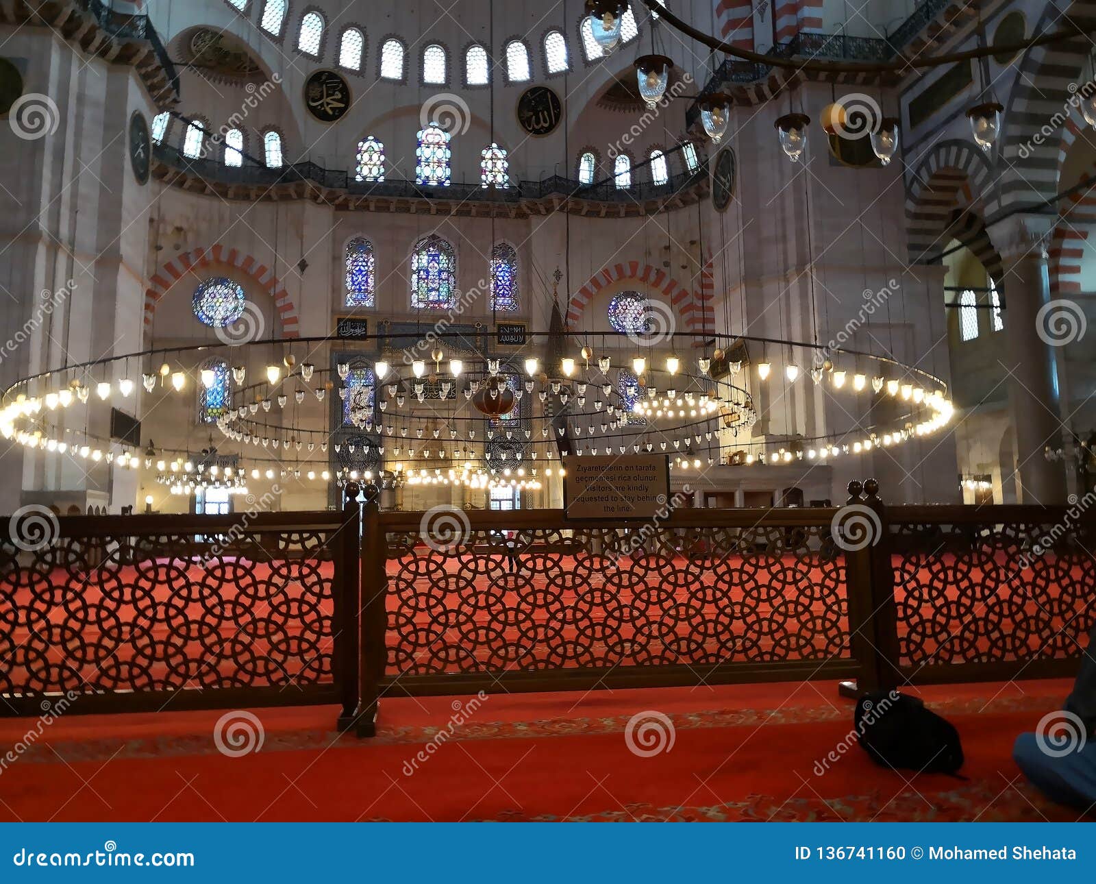 An Internal Shoot for Sulaimani Mosque Editorial Image - Image of ...