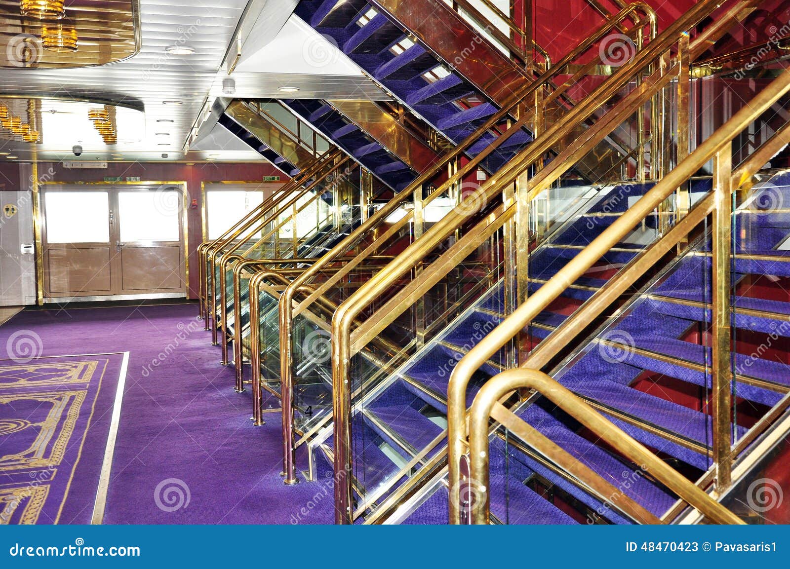 An internal staircase stock image. Image of stair, stairs - 48470423