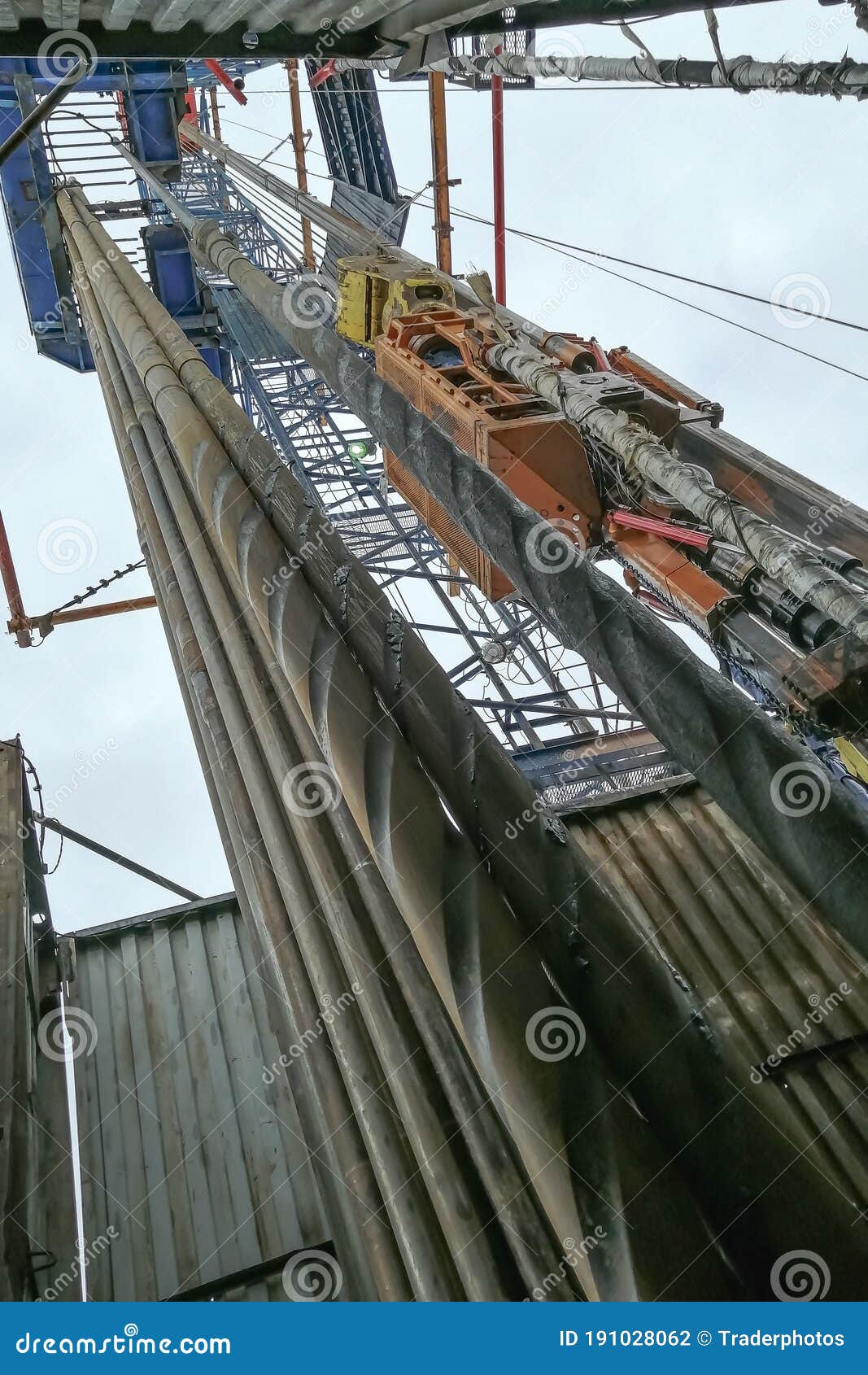 Equipment and Tools Inside the Rig. Stock Photo - Image of drive ...