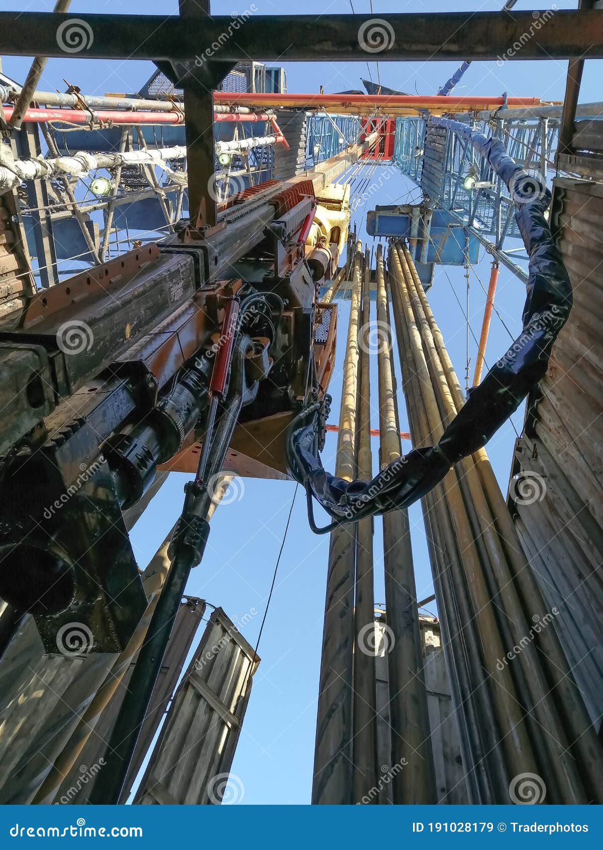 Equipment and Tools Inside the Rig. Stock Image - Image of industry ...