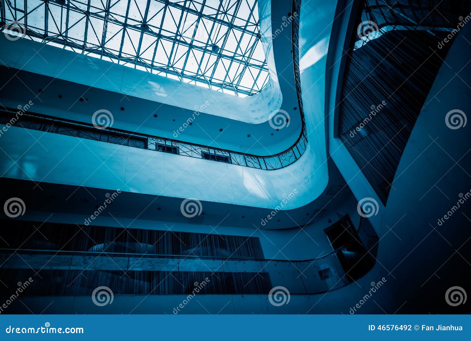 The Internal Structure of the Modern Building Stock Photo - Image of ...