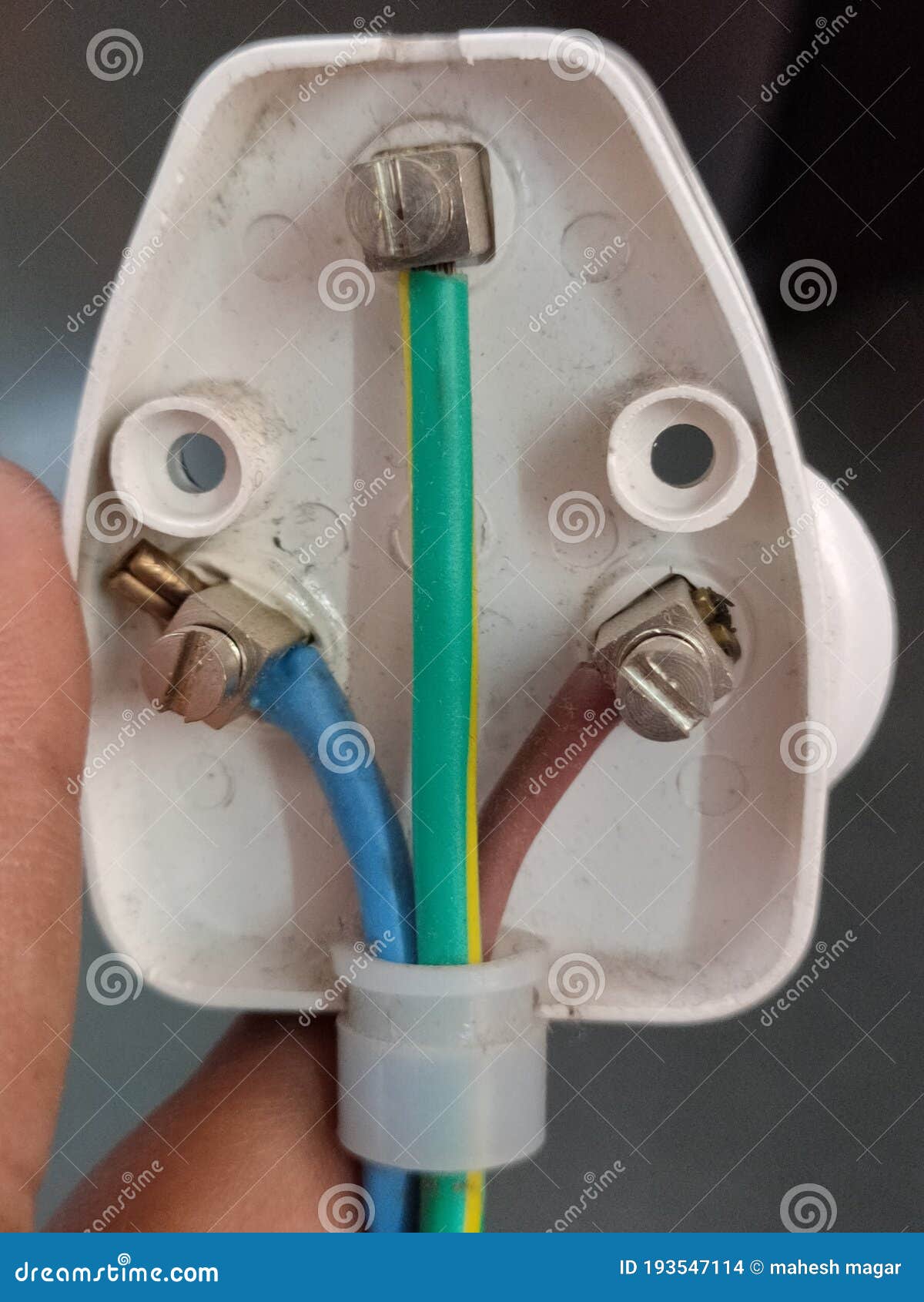 Internal Structure of 3 Pin Stock Photo - Image of electrical, power ...