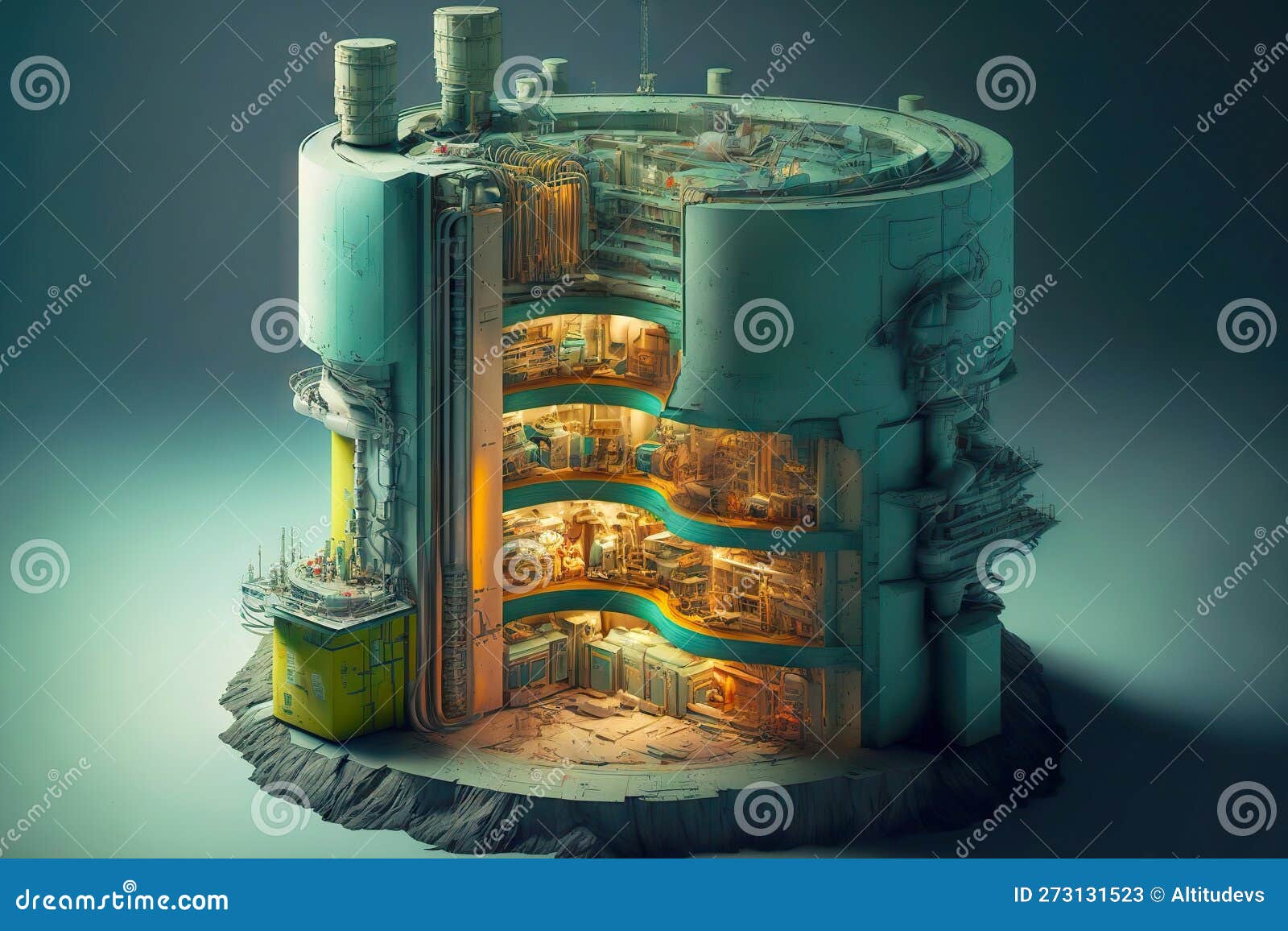 Internal Structure and Structure of Nuclear Reactor for Production of ...