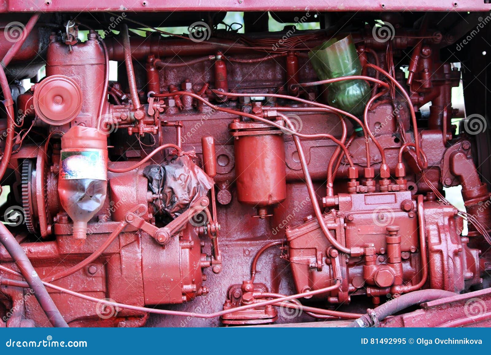 The Internal Structure of the Tractor with the Improvised Modifications ...