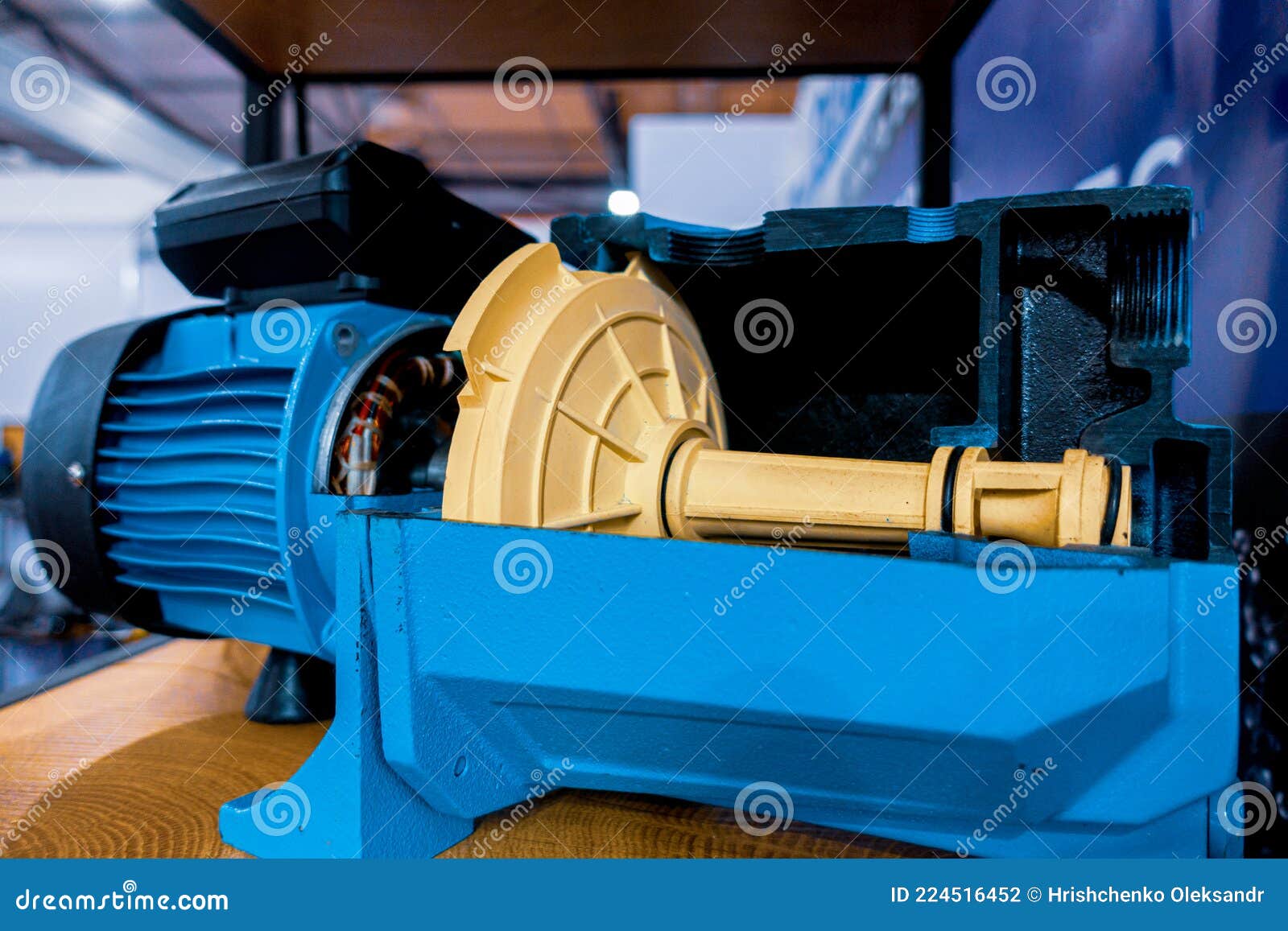 Internal Structure of the Water Pumping Motor Stock Photo - Image of ...