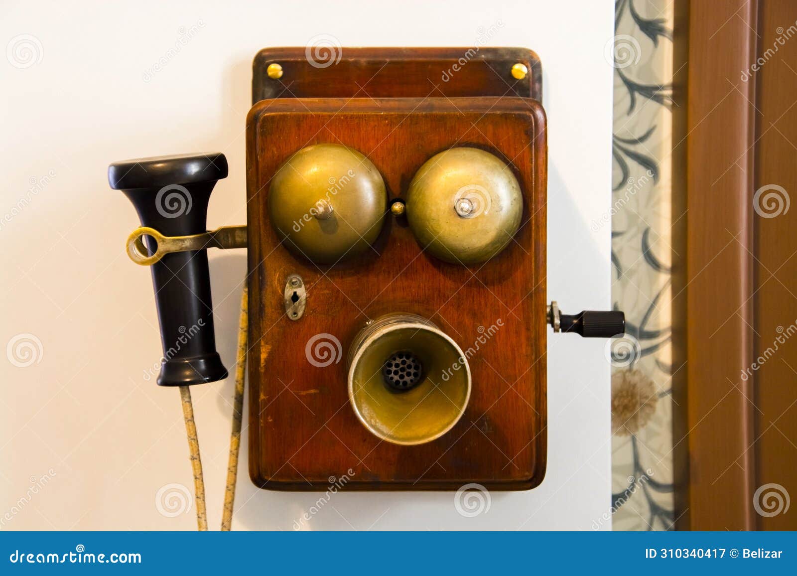 Internal Telephone in the Nadasdy Castle Editorial Photography - Image ...