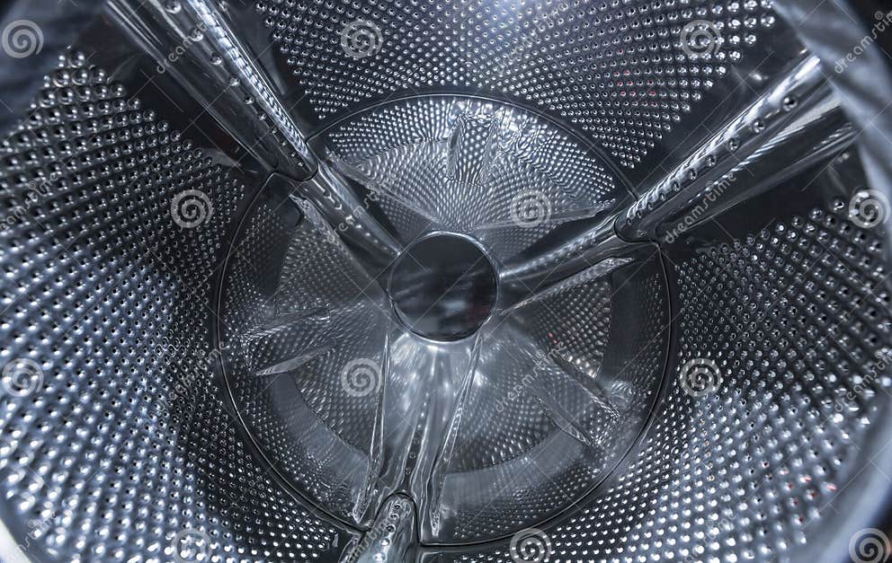 Internal View of a Washing Machine Stock Image - Image of washing ...