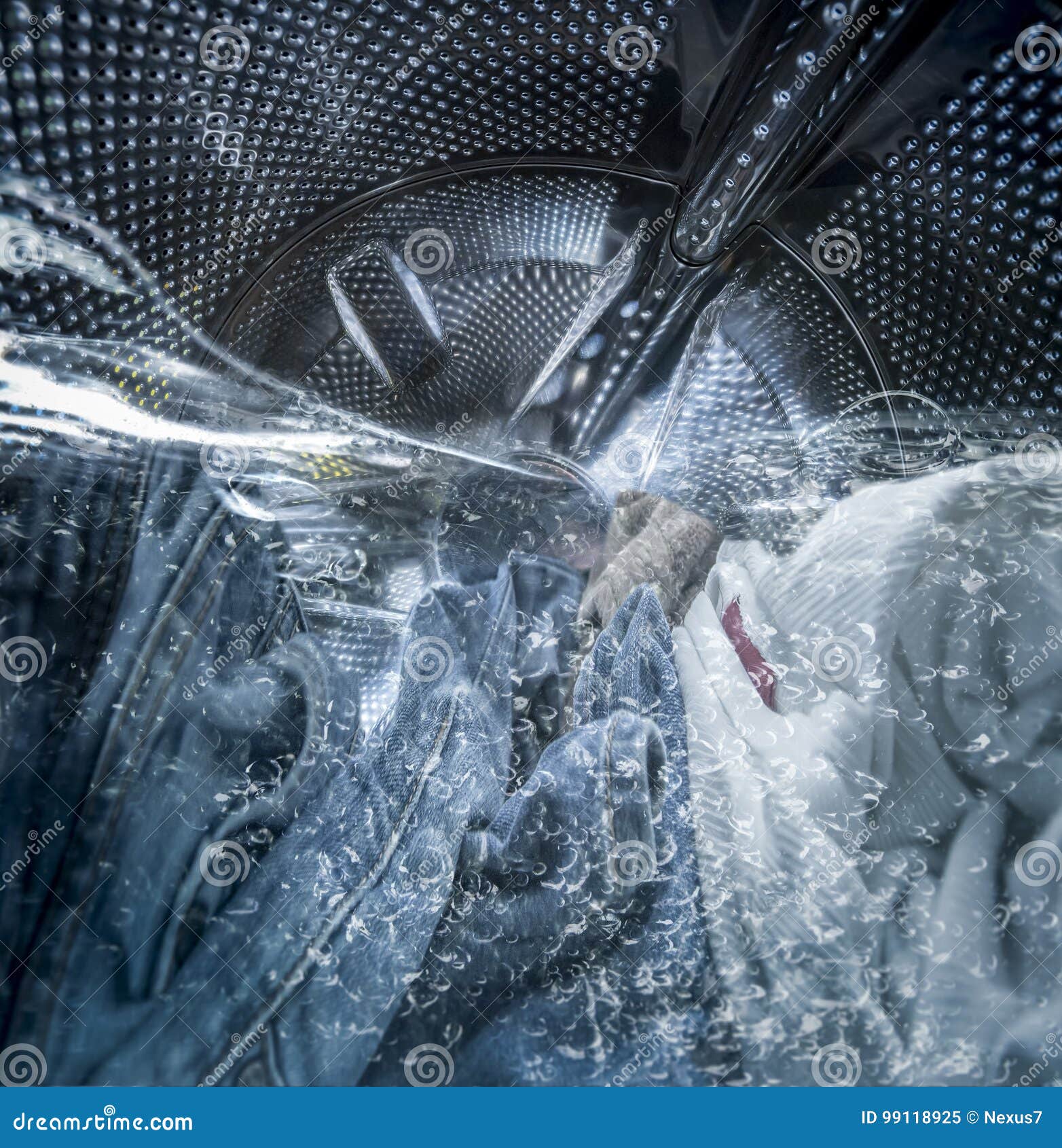 Internal View of a Washing Machine Stock Image - Image of internal ...