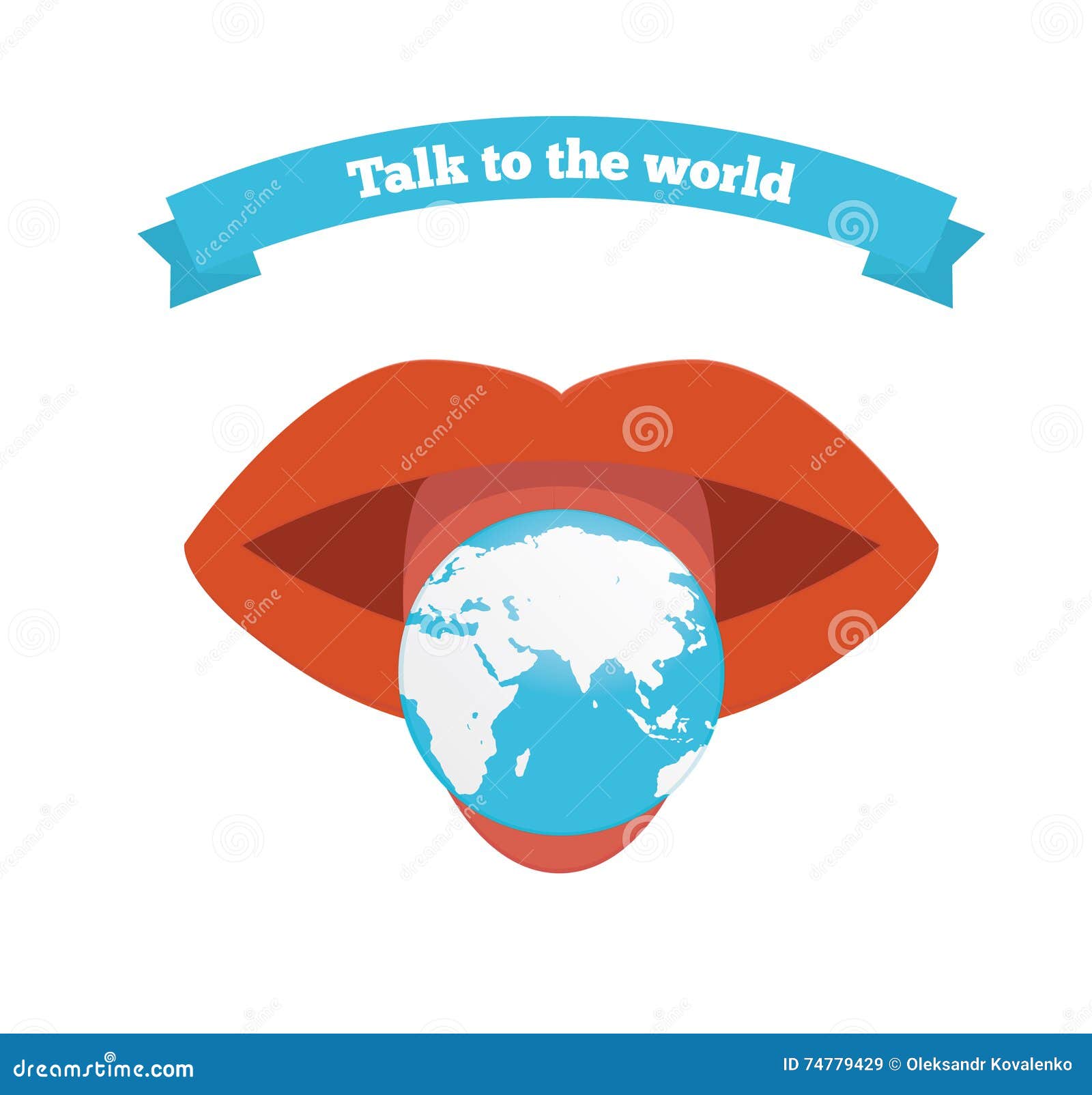 Internalization concept. stock illustration. Illustration of globe ...