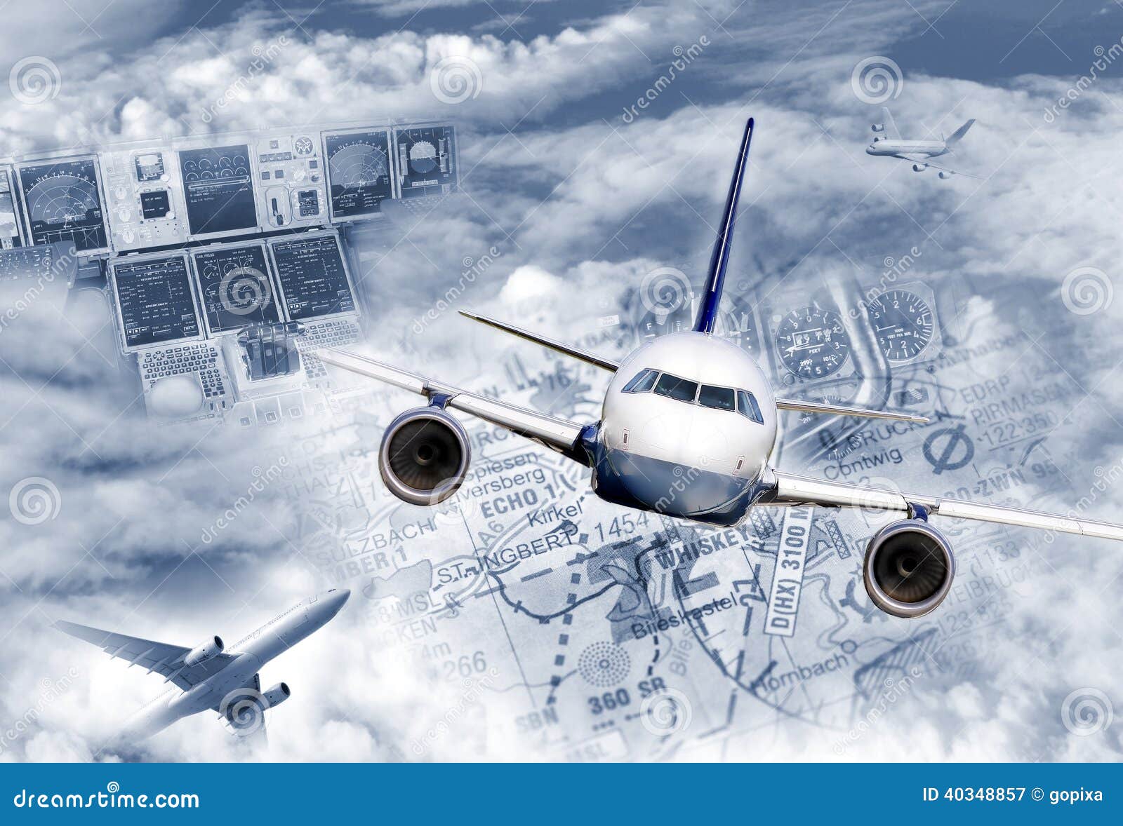 International Air Transportation Stock Image - Image of modern ...