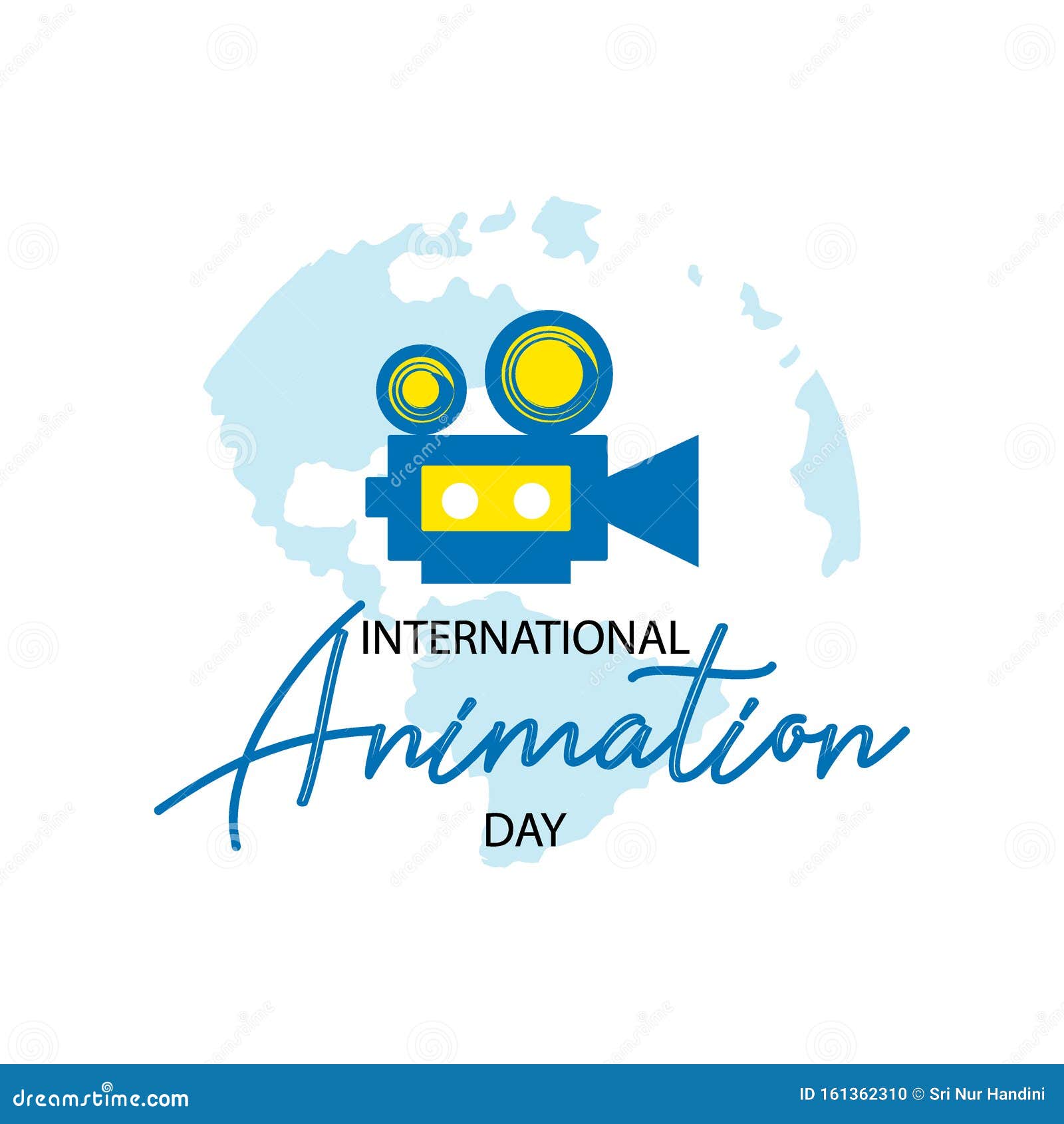 International Animation Day. October 28 Stock Illustration ...