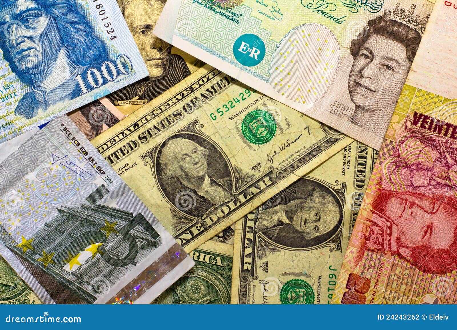 International Banknotes stock photo. Image of business - 24243262