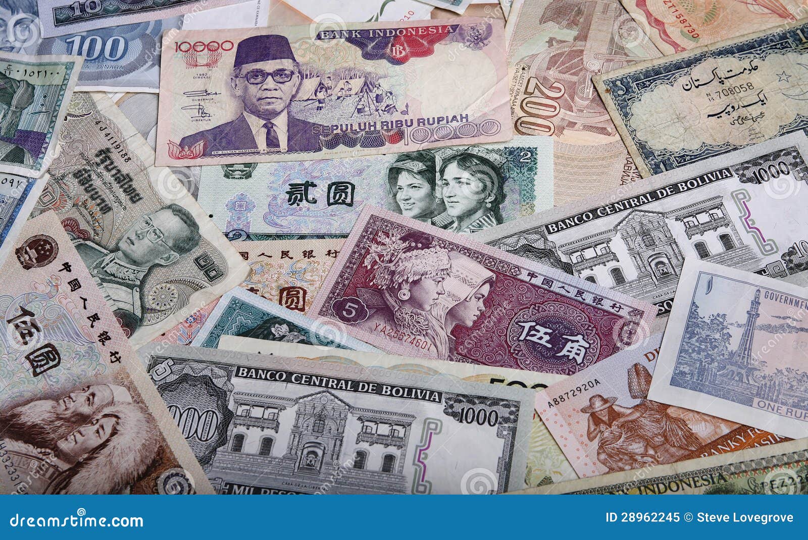 International Banknotes stock image. Image of notes, banknotes - 28962245