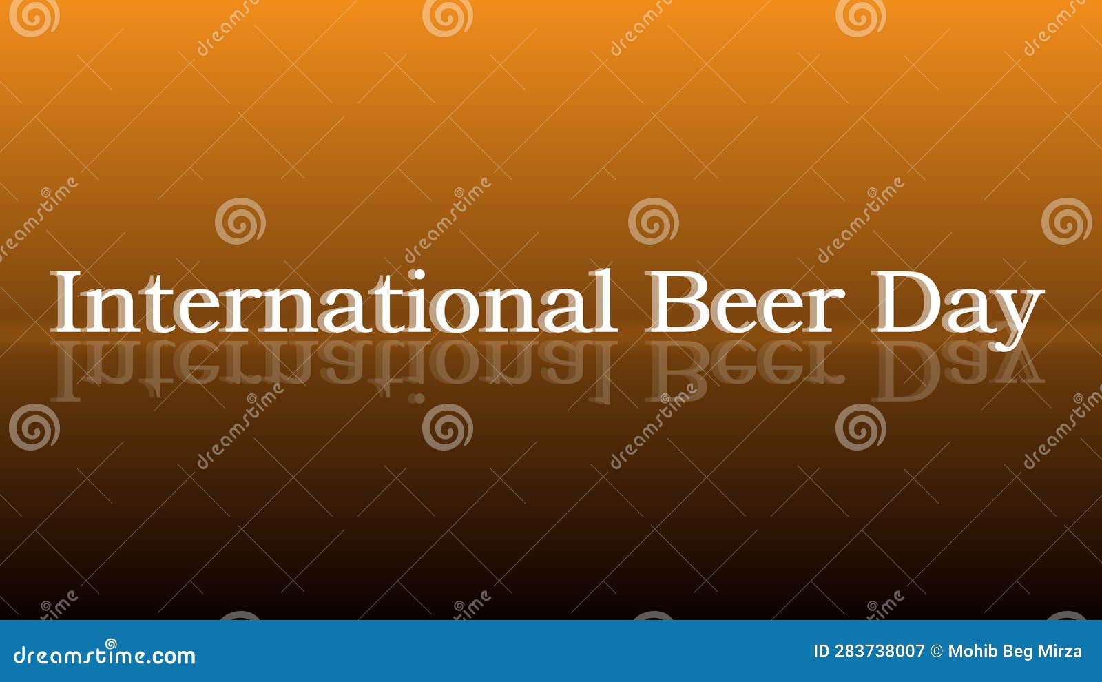 International Beer Day Text Animation Stock Illustration - Illustration ...
