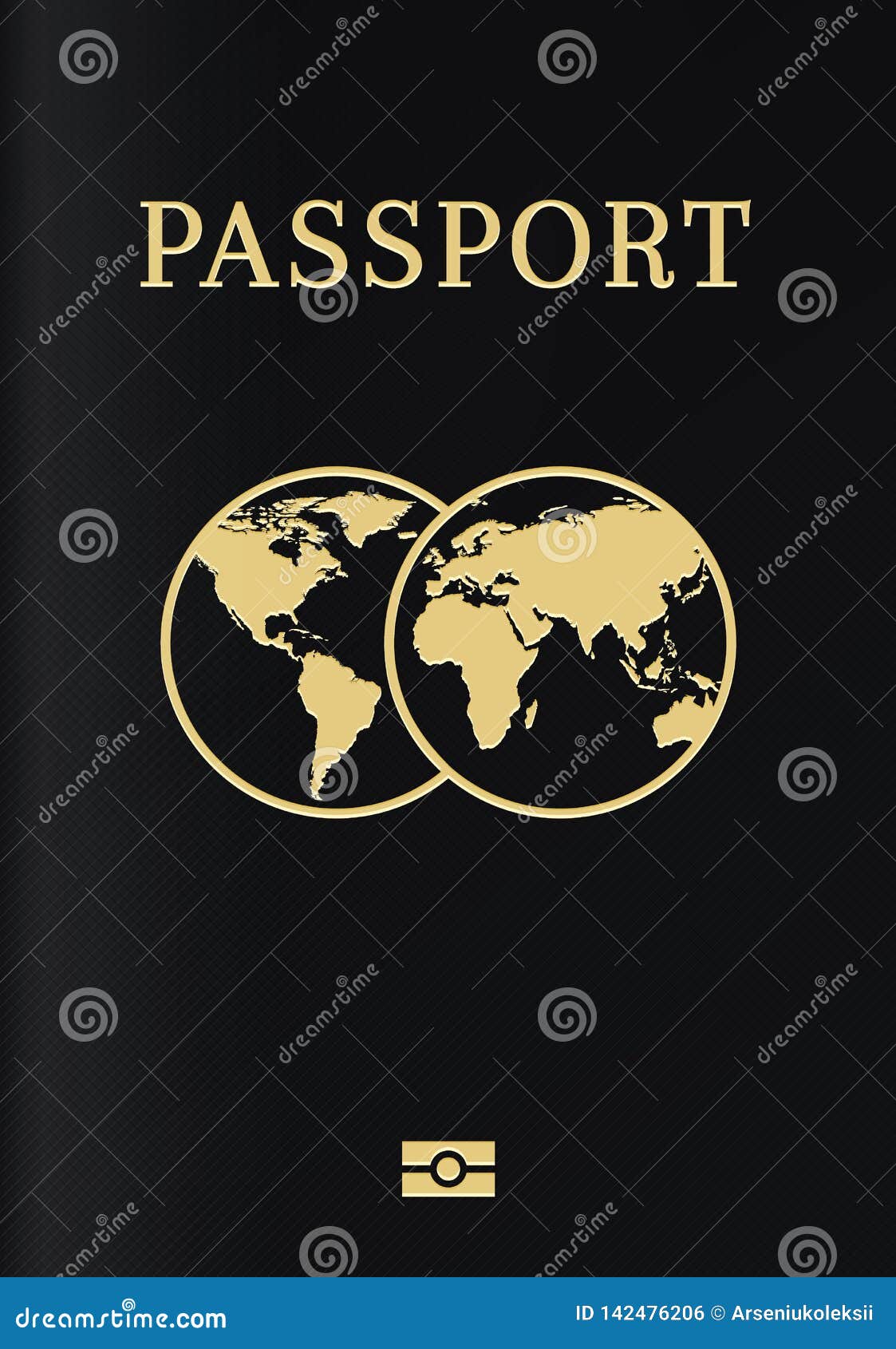 International Biometric Passport Cover Page Of Red And Blue Passports