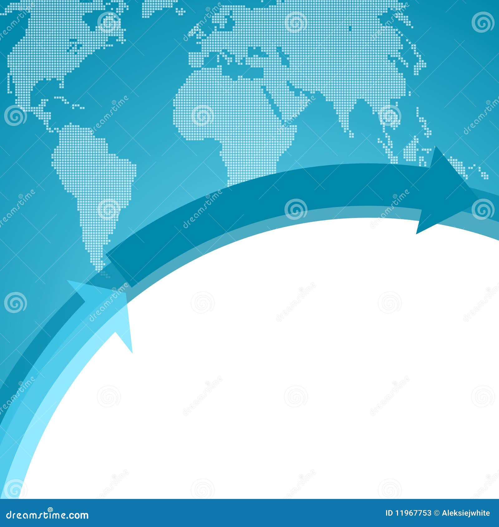 International Business Blue Background Stock Illustration ...