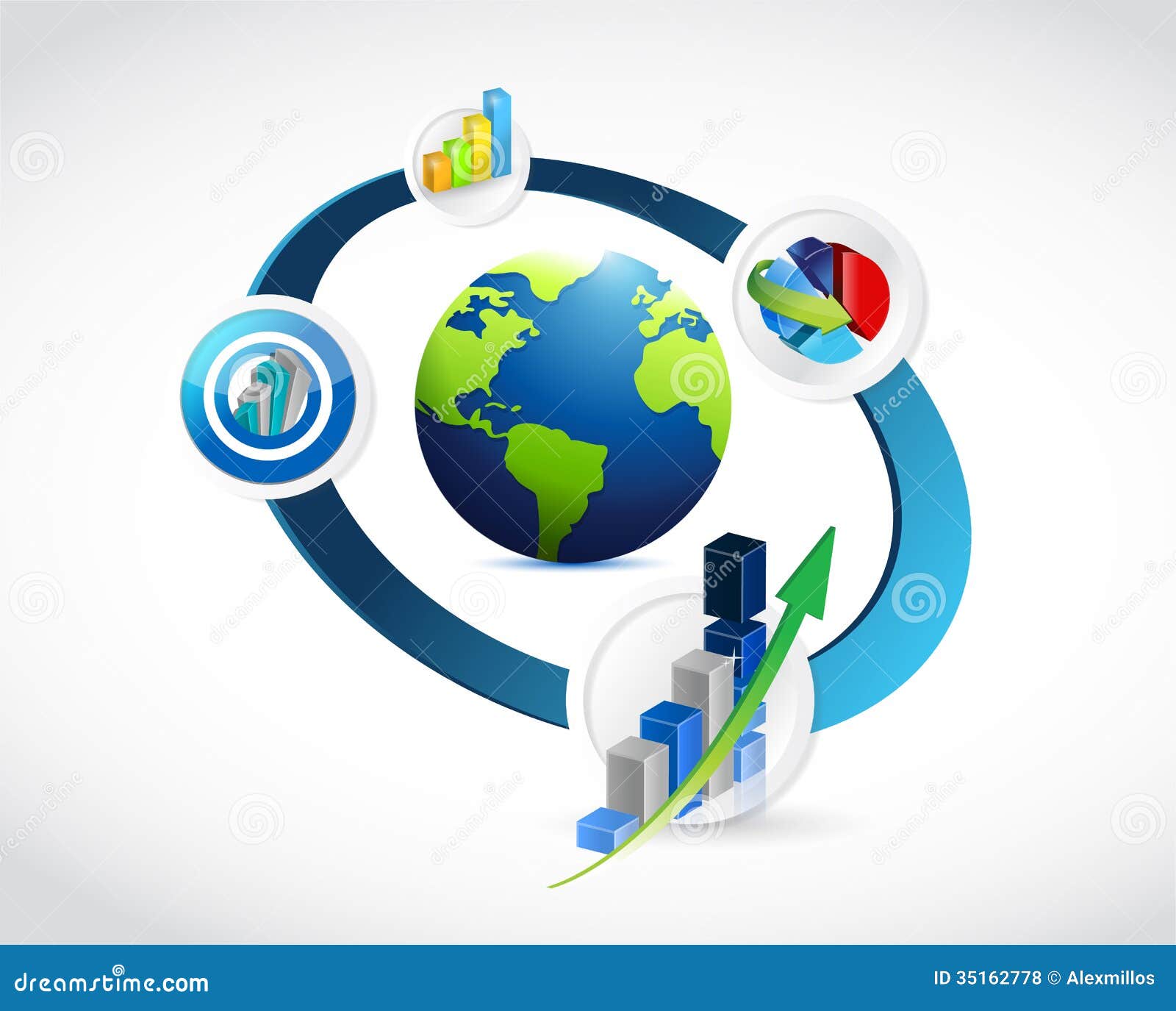Concept Cycle Arrows In A Circle Flow On White Royalty-Free Stock Image ... Concept Cycle Arrows In A Circle Flow On White Royalty-Free Stock Image ...