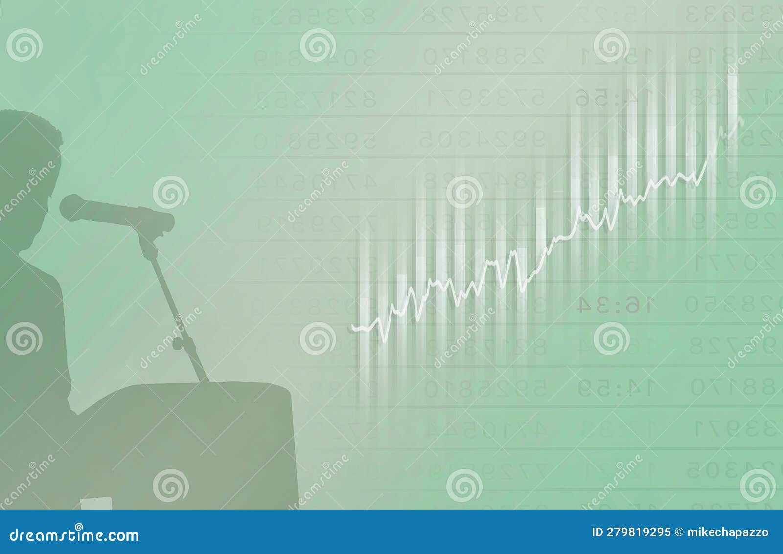 International Business Numbers on Chart Stock Image - Image of ...