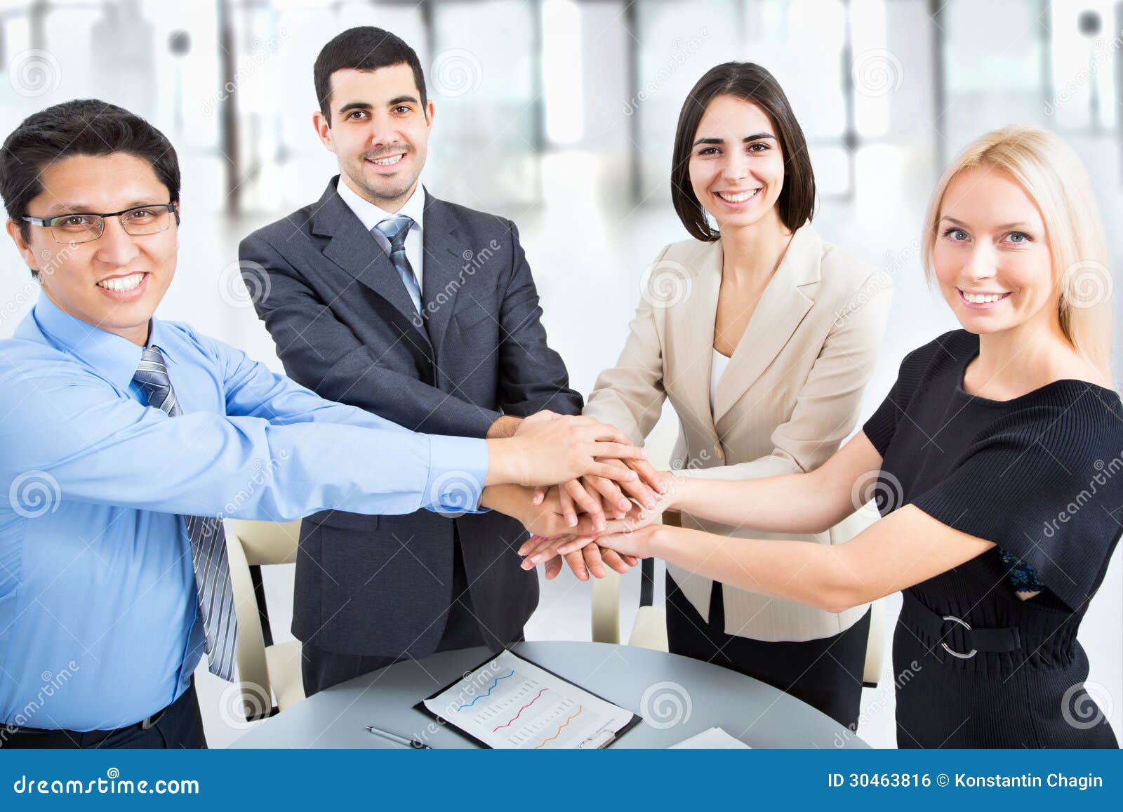 International Business Team Stock Photo - Image of attractive, high ...