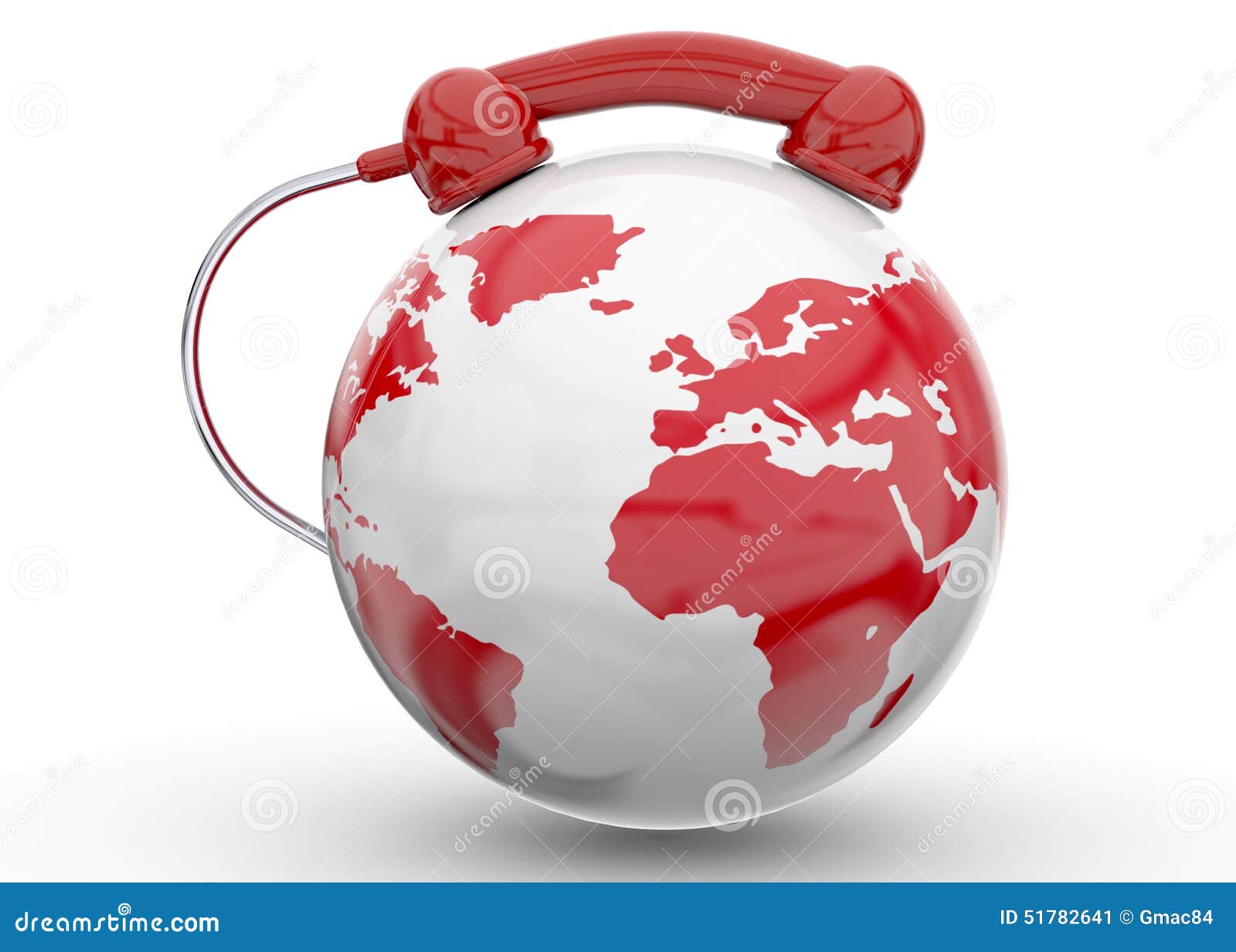 International Call - 3D stock illustration. Illustration of ...