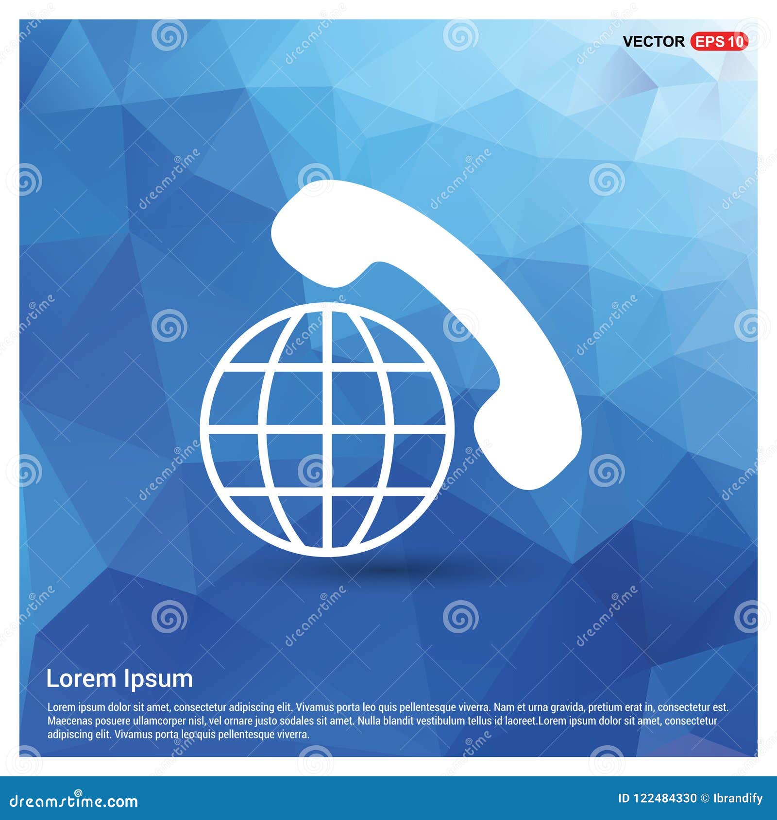 International Call Icon stock vector. Illustration of communication ...